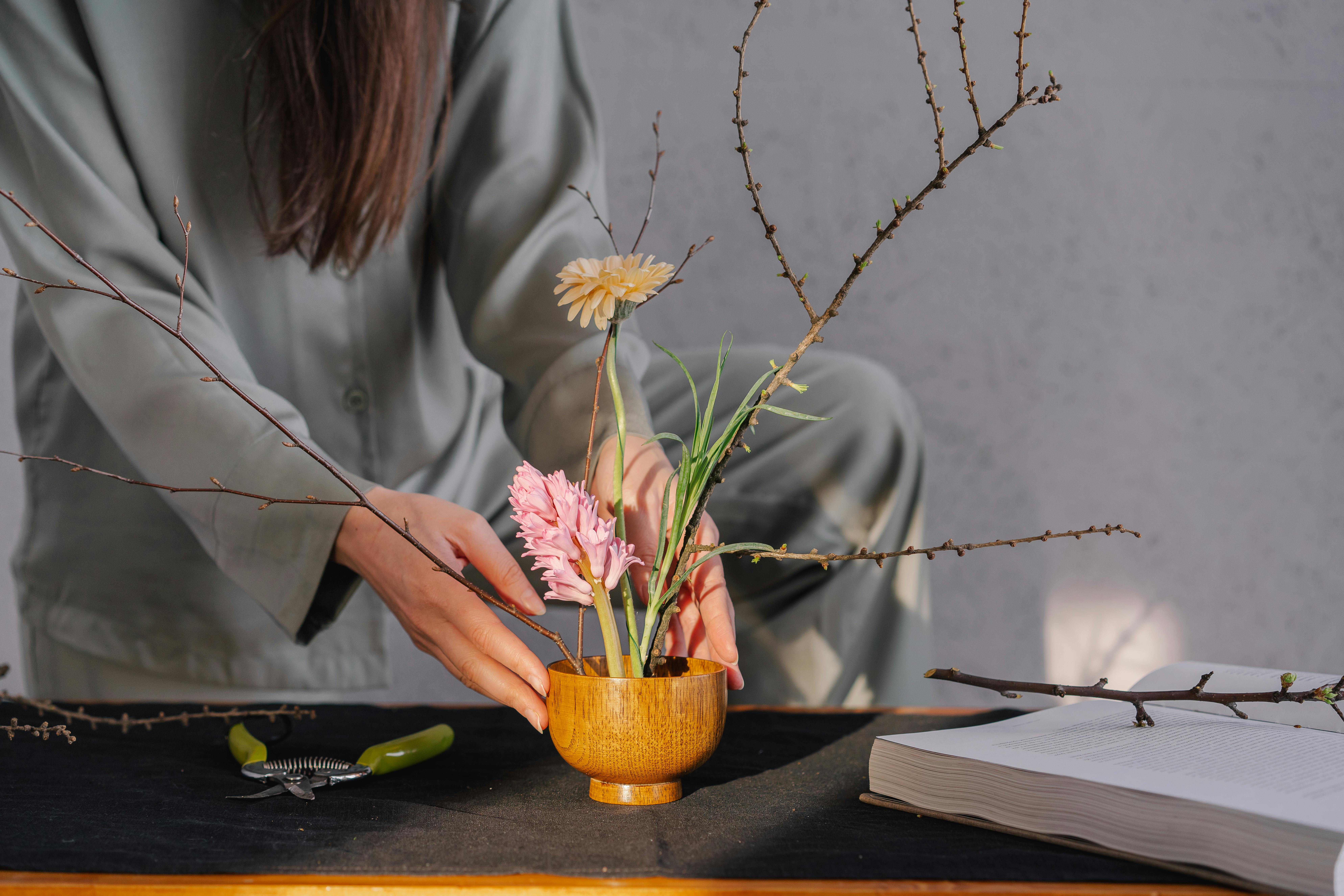 A Person Making a Homemade Decorations · Free Stock Photo