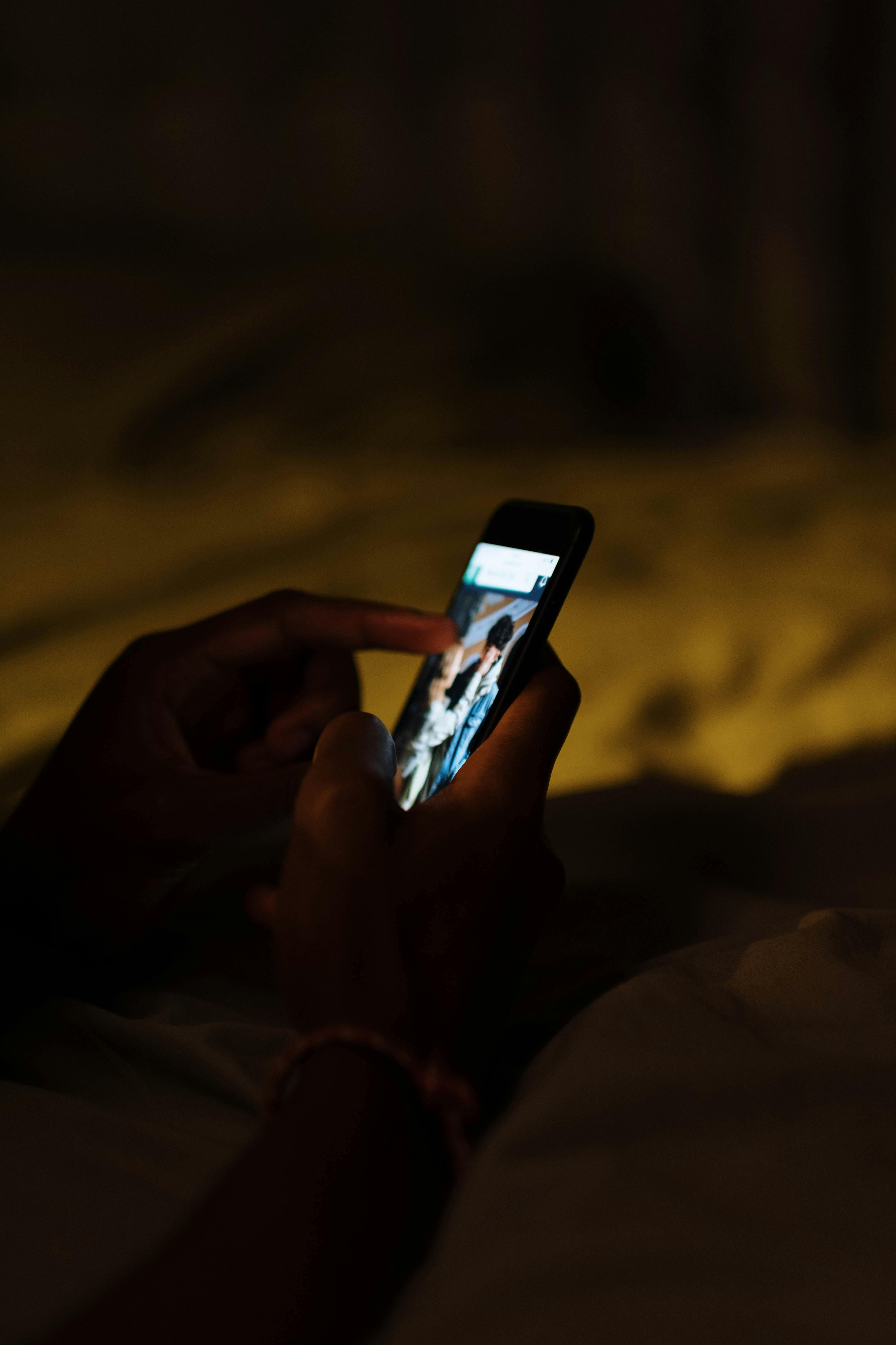 A Person Using Mobile Phone · Free Stock Photo