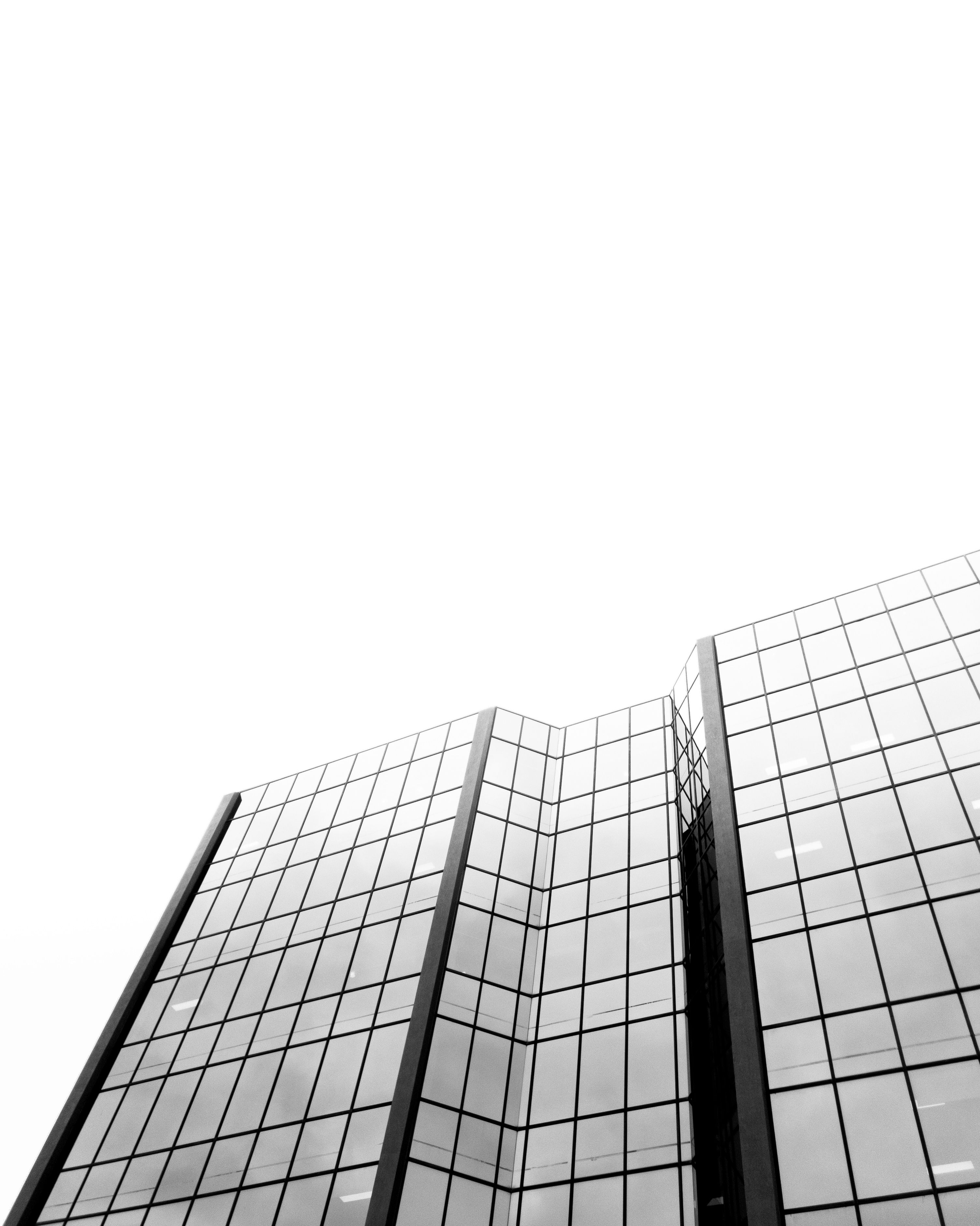 Monochrome Photo of Building · Free Stock Photo