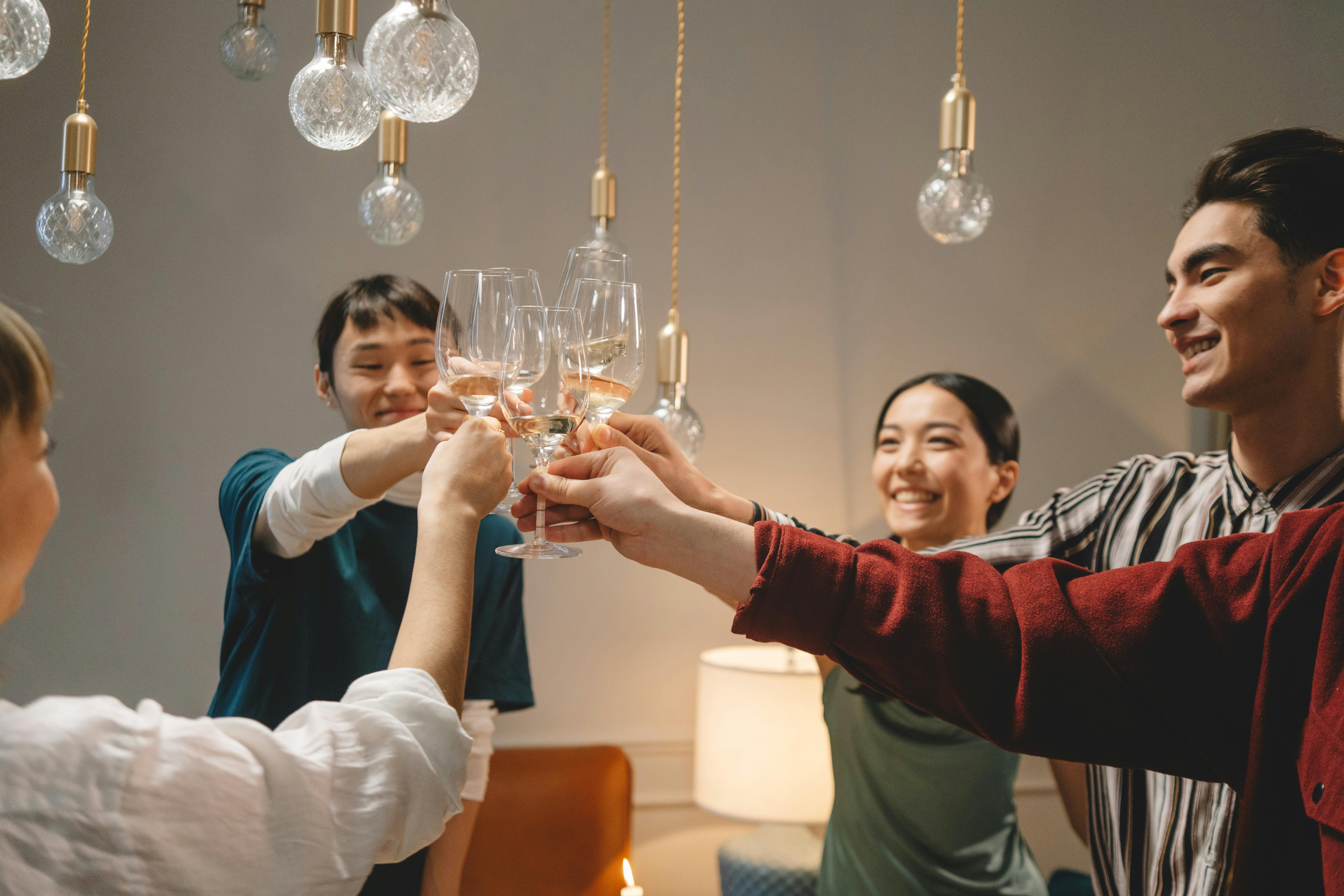 Happy People Doing Cheers · Free Stock Photo