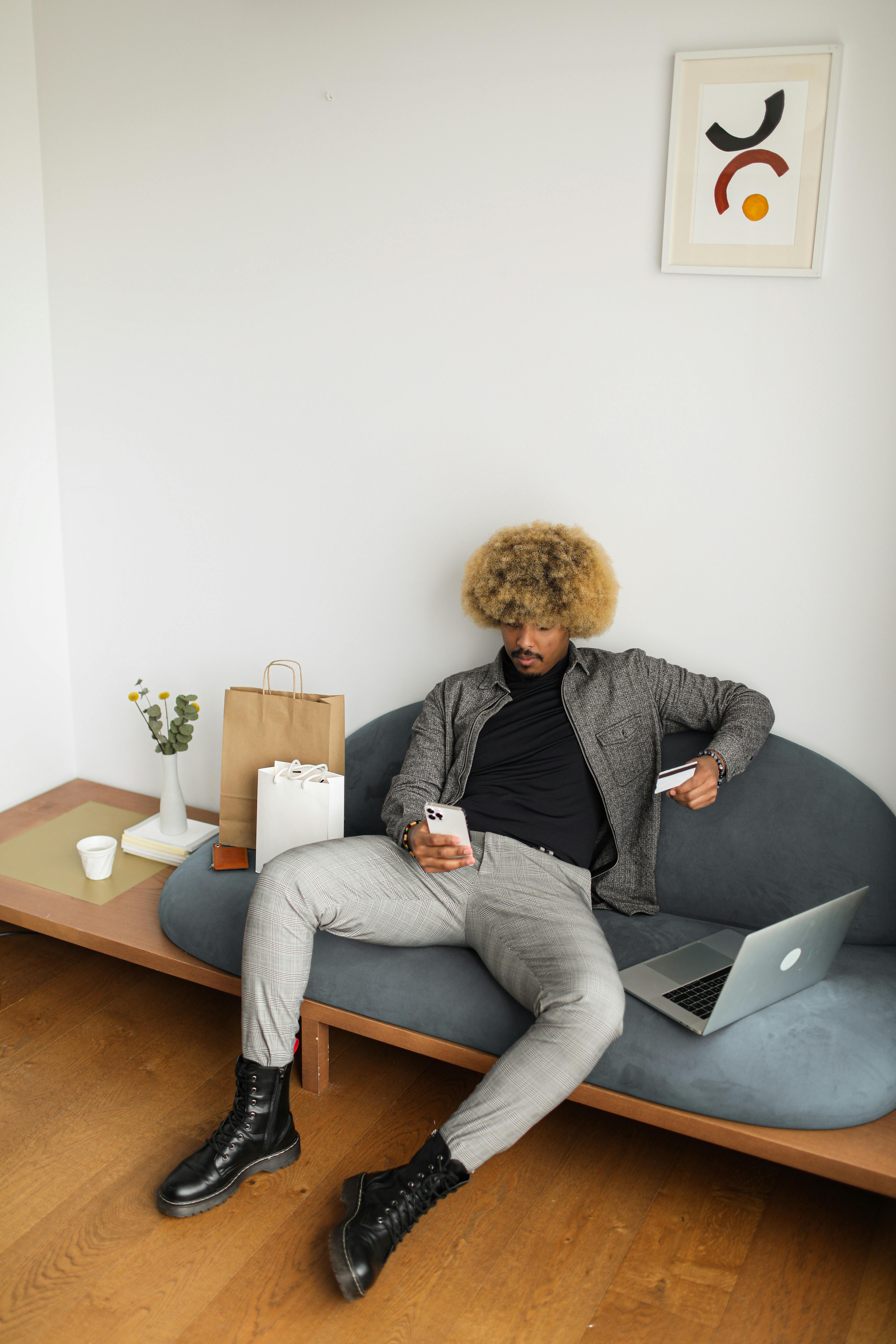 A Man Shopping Online · Free Stock Photo