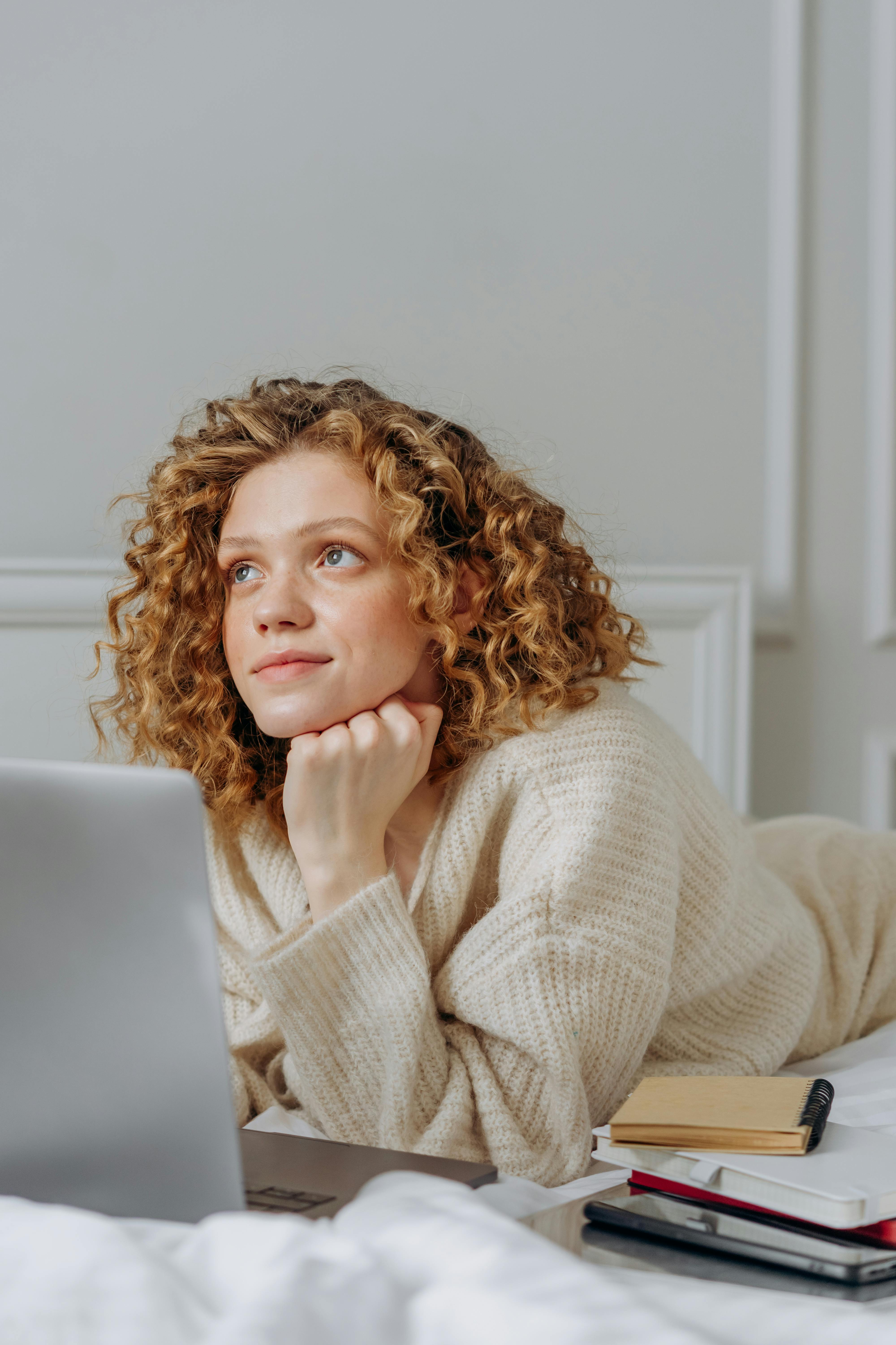 Portrait of a Woman in Dim Light · Free Stock Photo