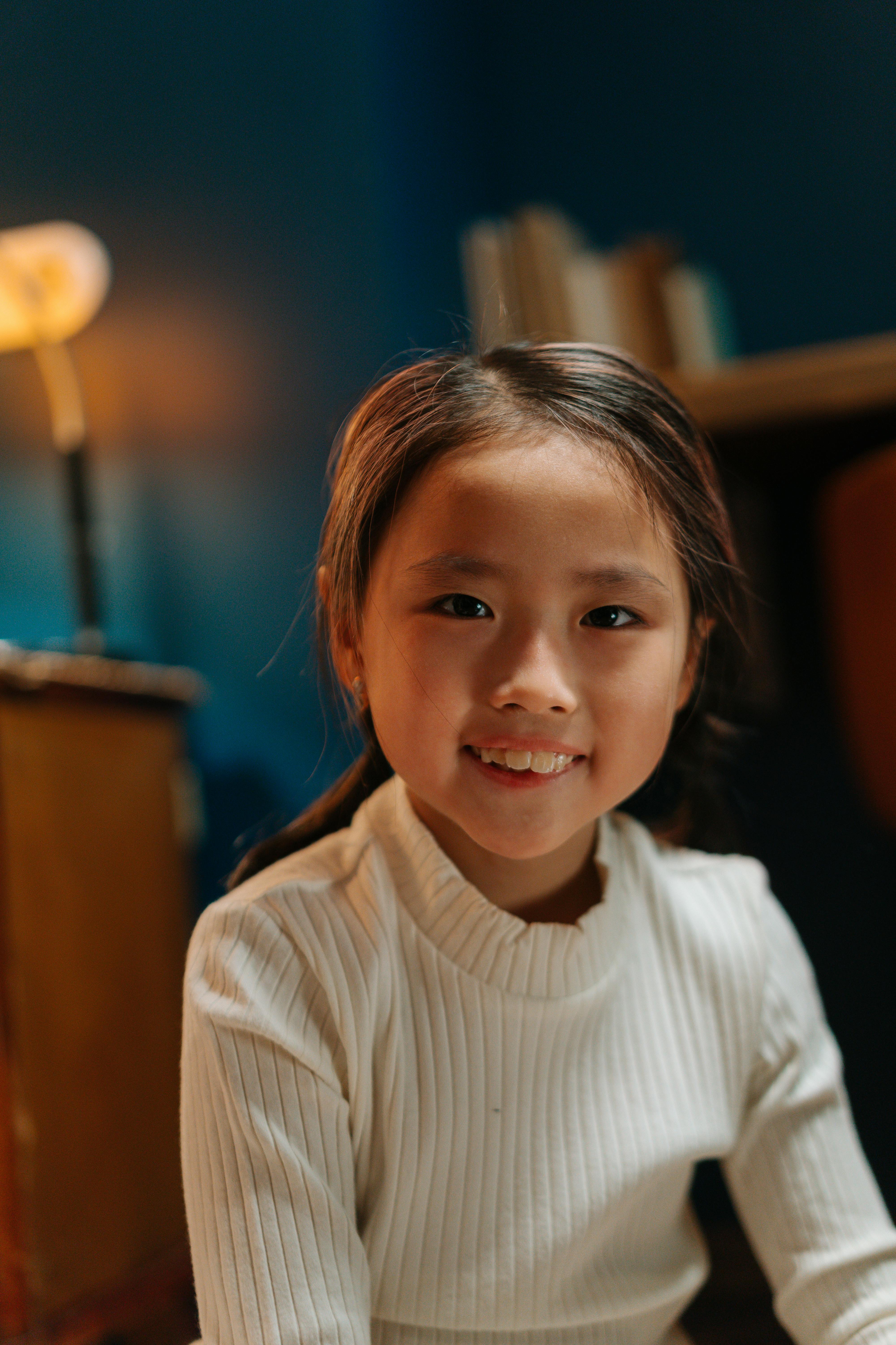 Girl Posing Outdoors at Night · Free Stock Photo