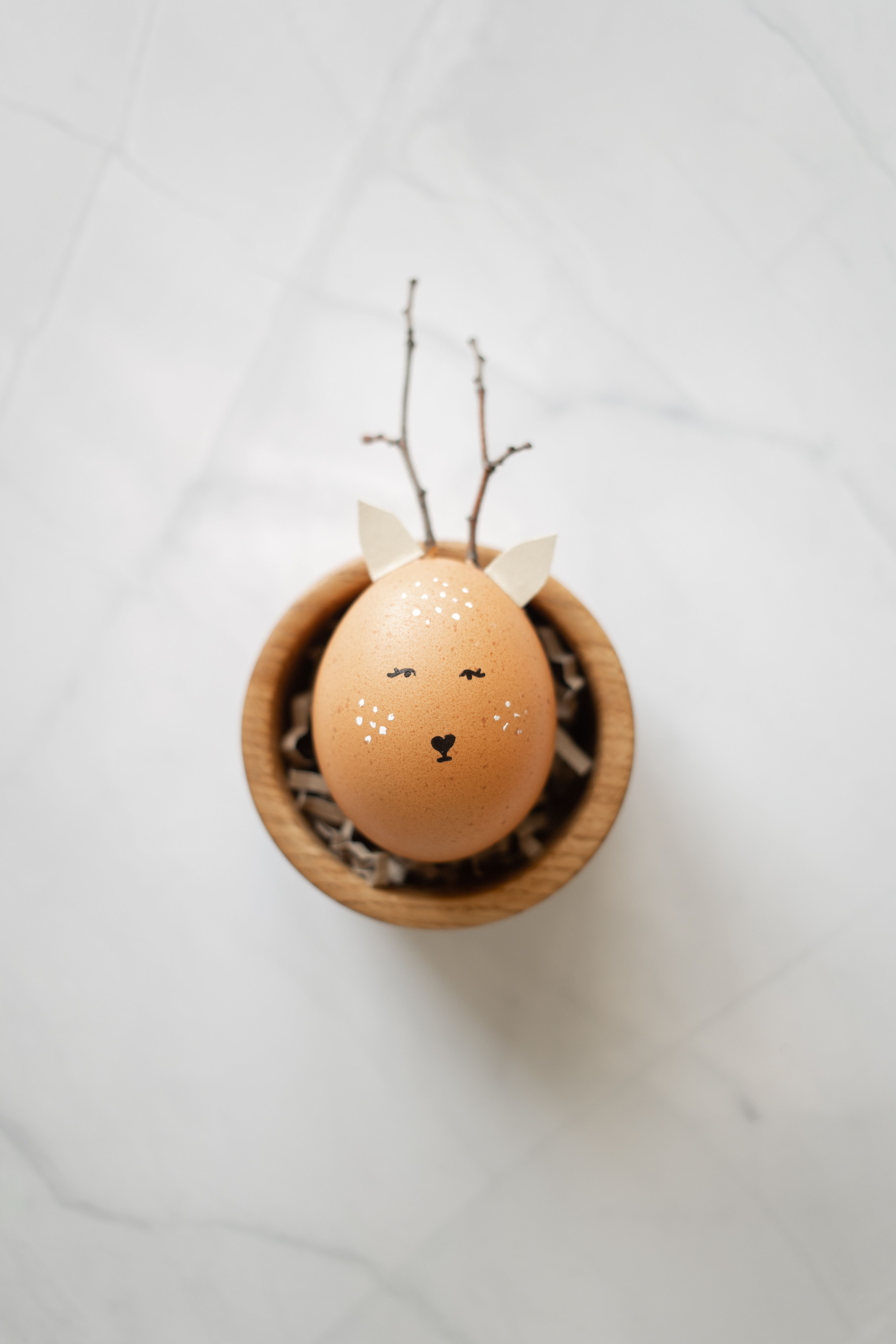 Easter Egg Painted Like a Deer · Free Stock Photo