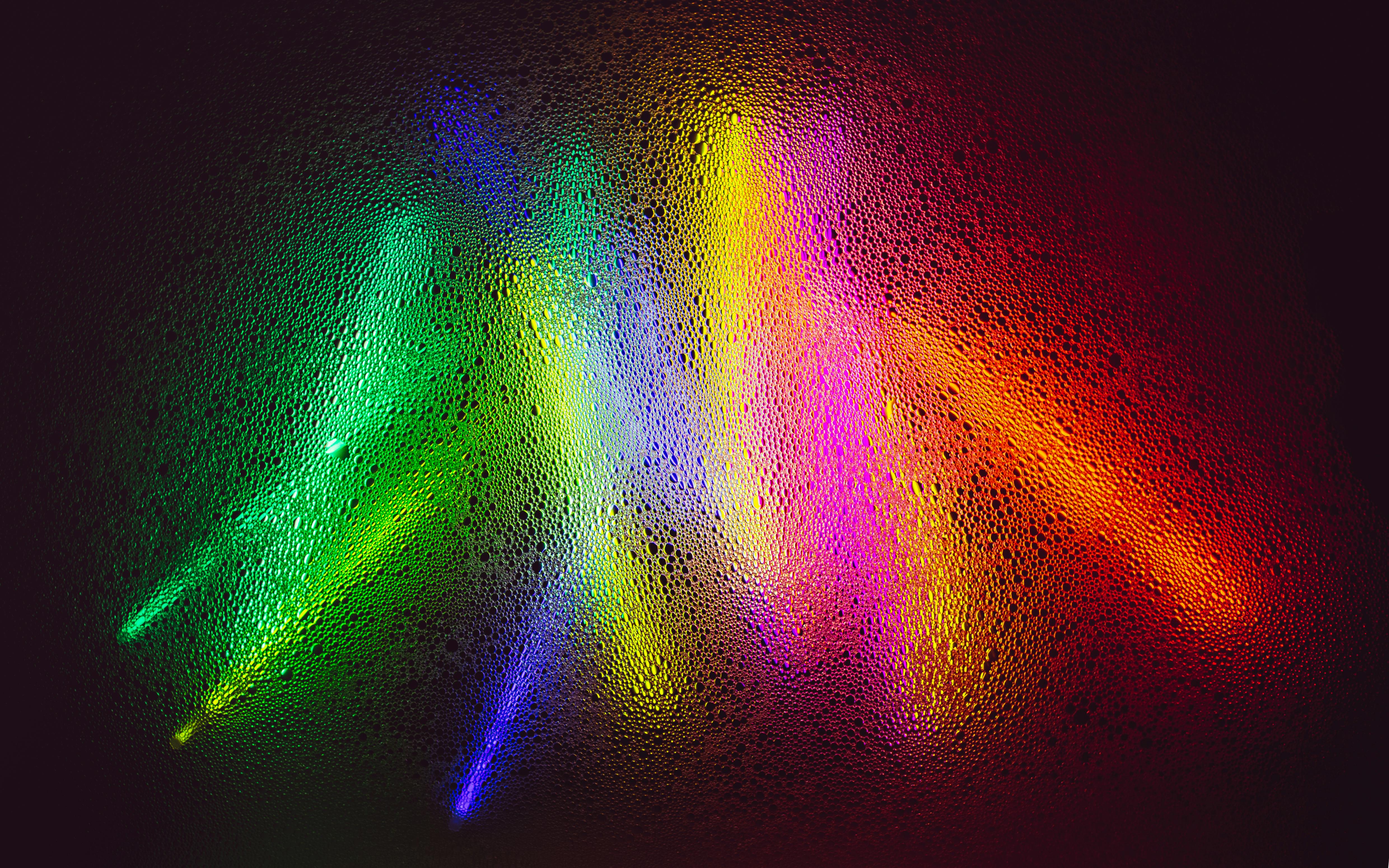 Colorful Glowing Sticks Behind Frosted Glass · Free Stock Photo