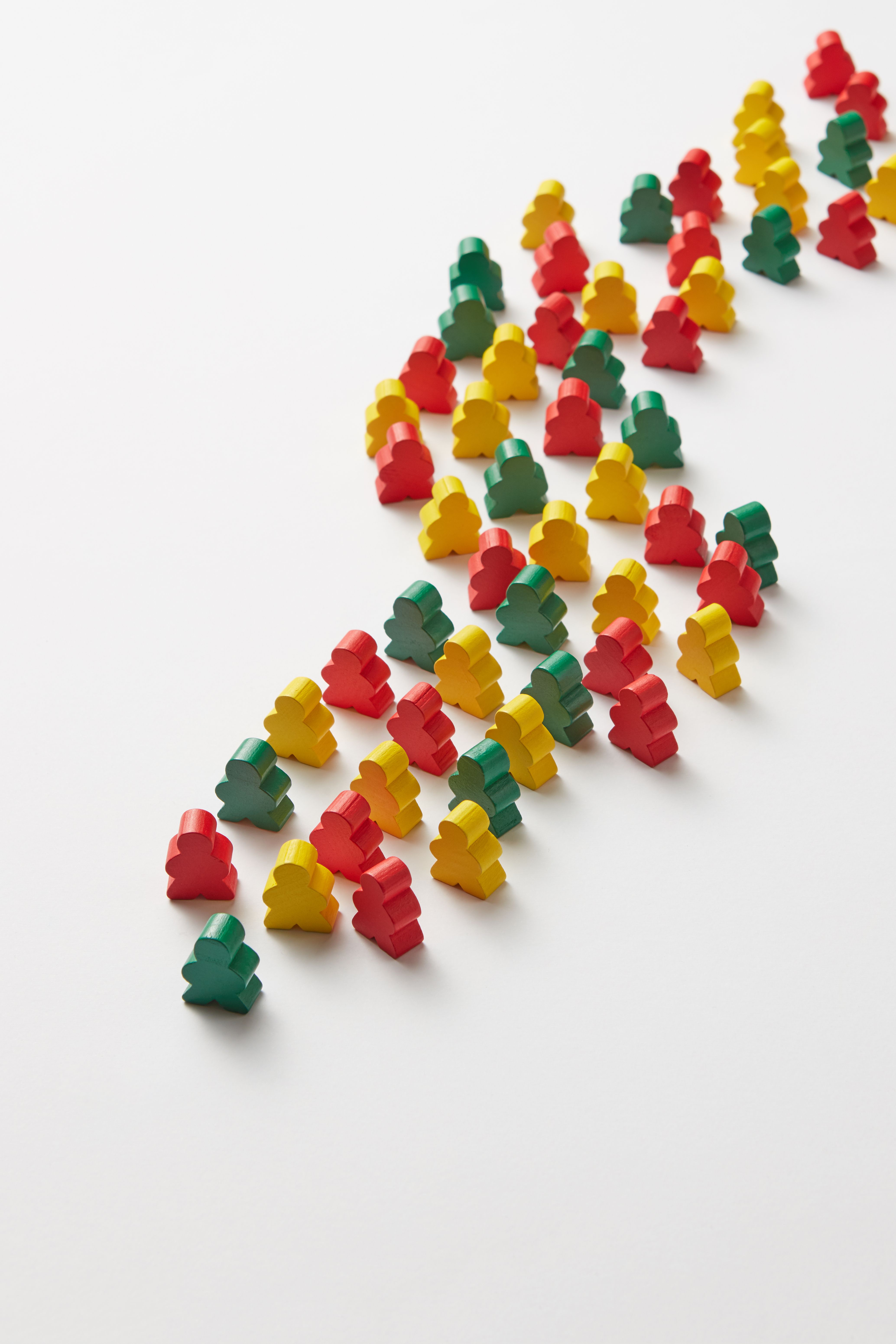 A Bunch of Colorful Wooden Blocks Men · Free Stock Photo