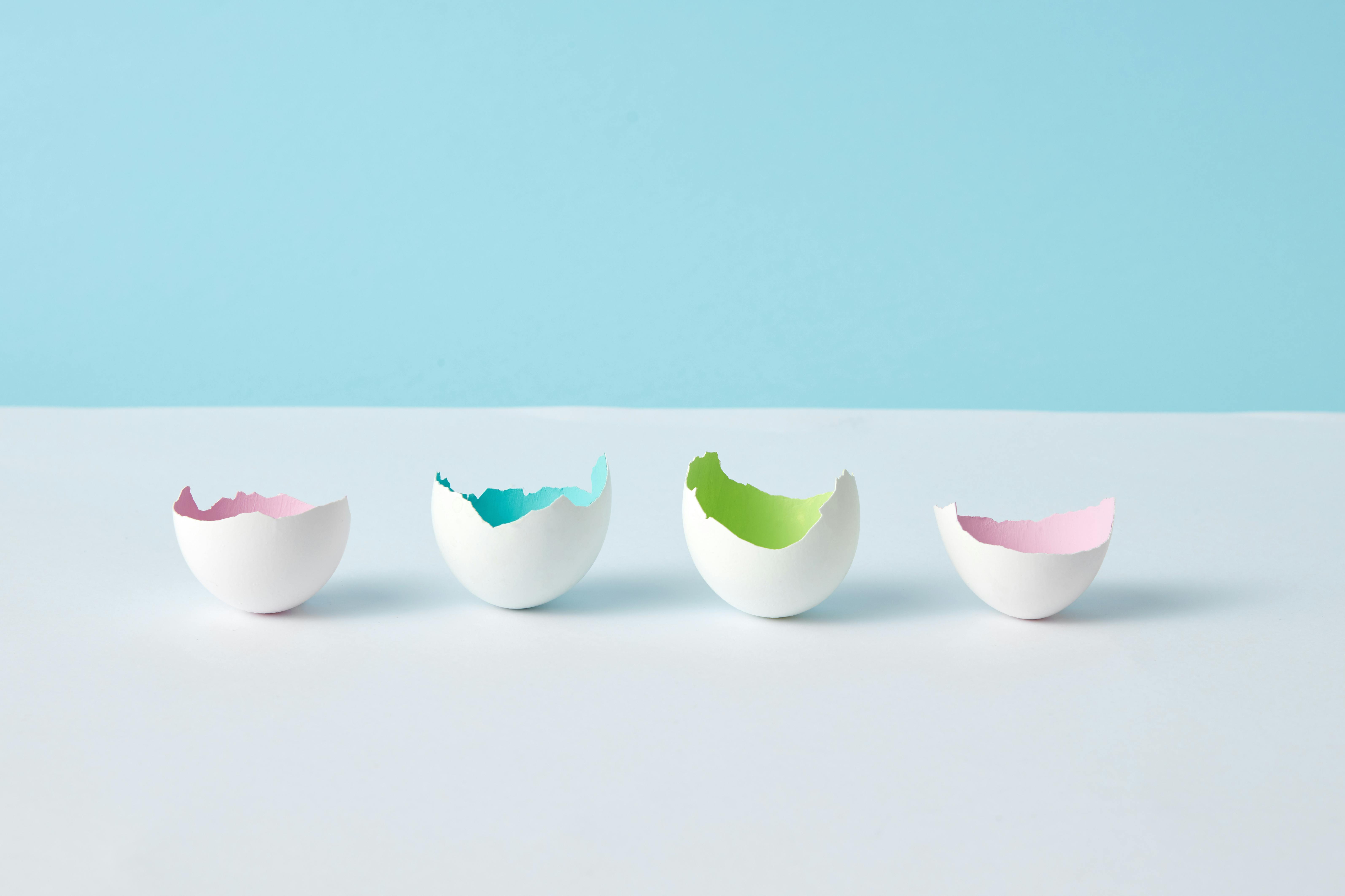 A Colorful Egg Shells · Free Stock Photo