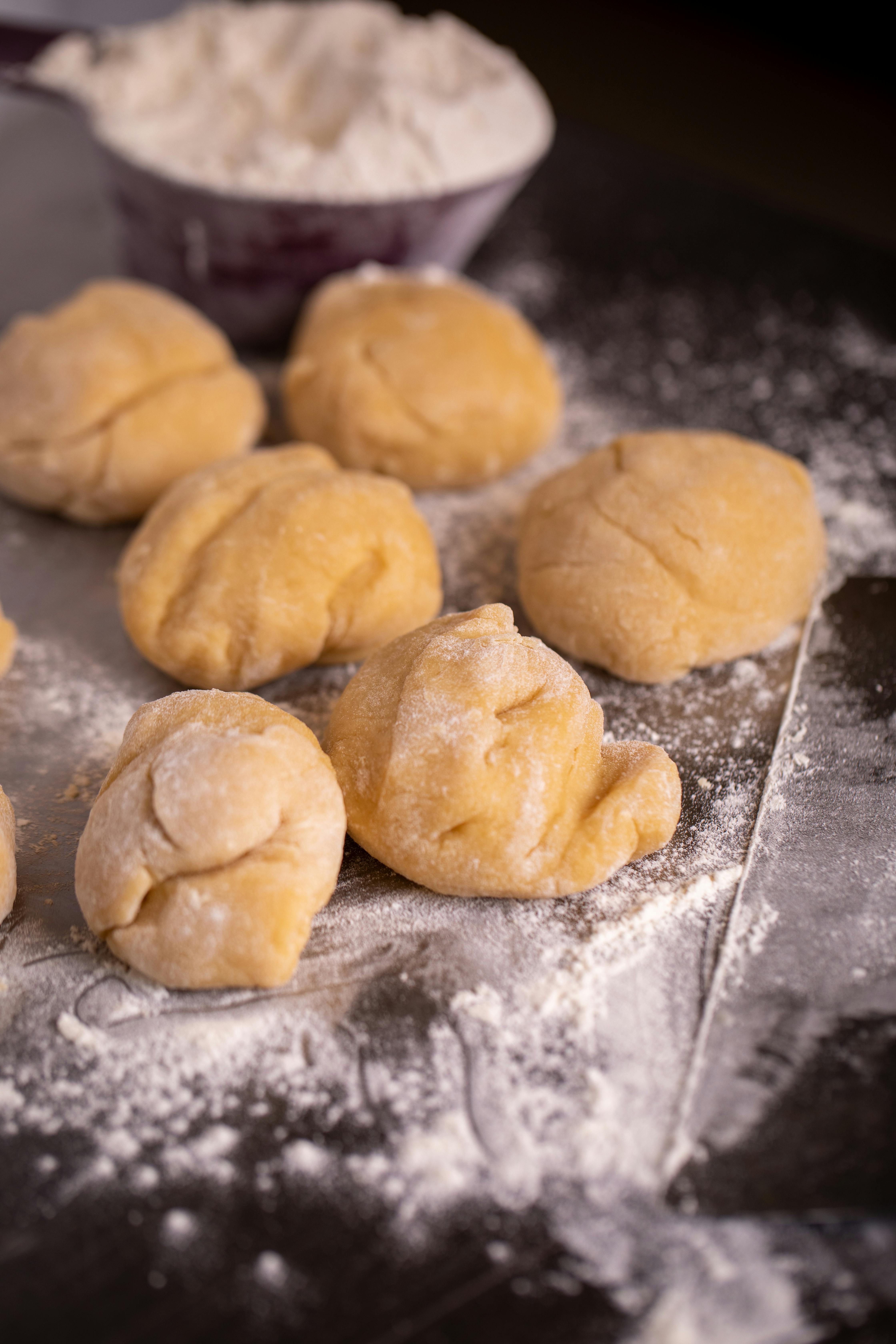 A Close-Up Shot of Dough · Free Stock Photo