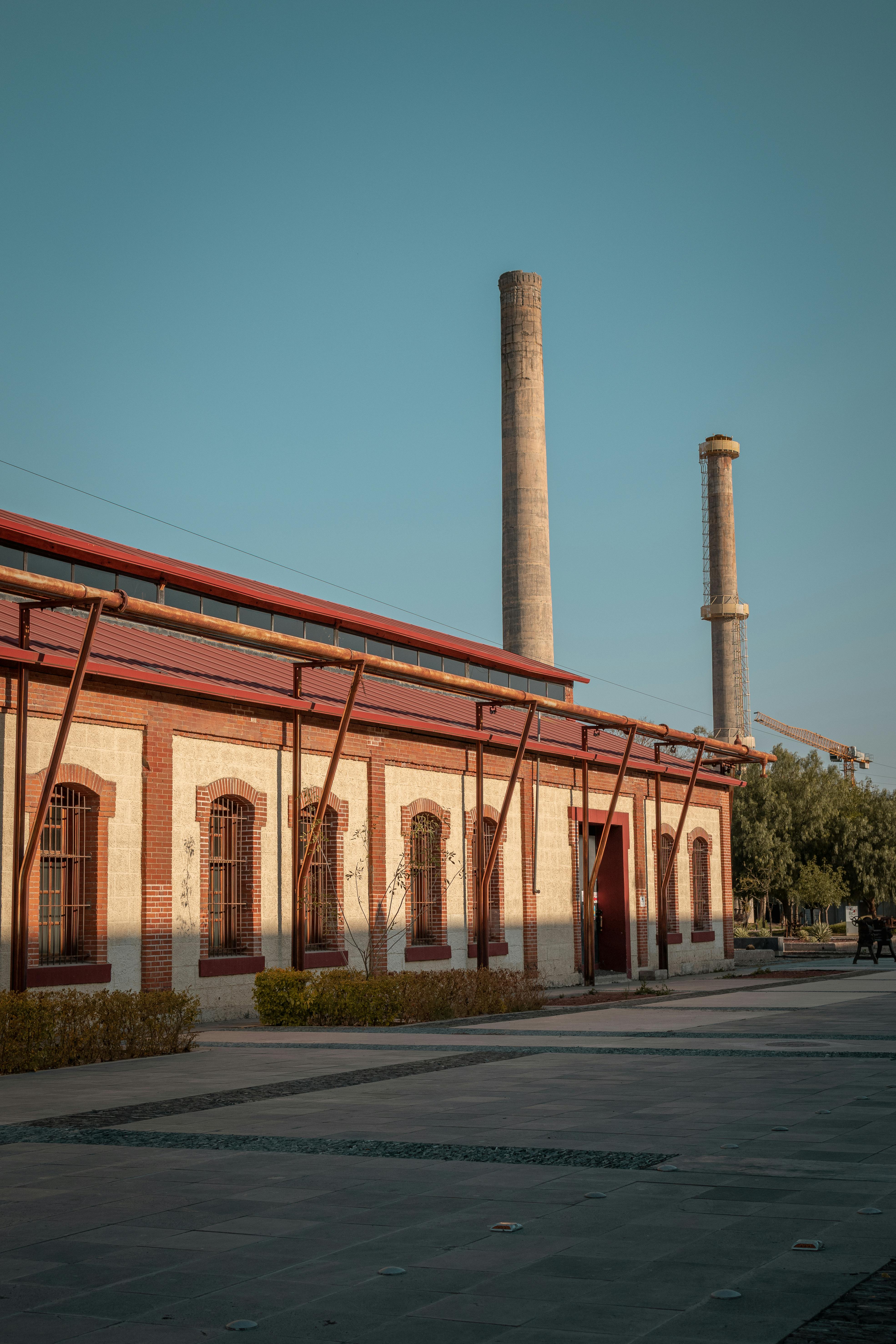 Concrete Structure with Concrete Exhaust Pipes · Free Stock Photo