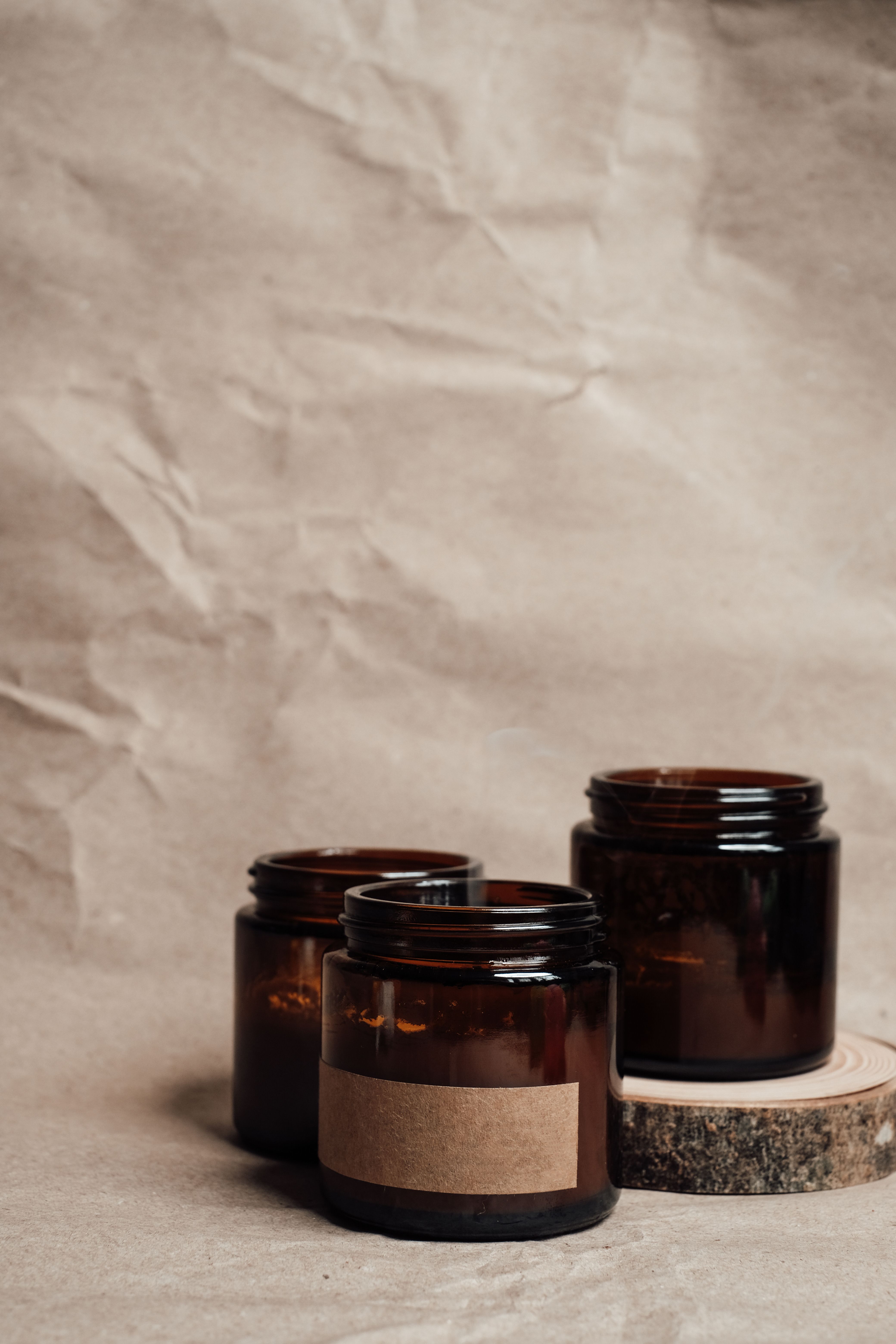 A Close-Up Shot of Glass Jars · Free Stock Photo