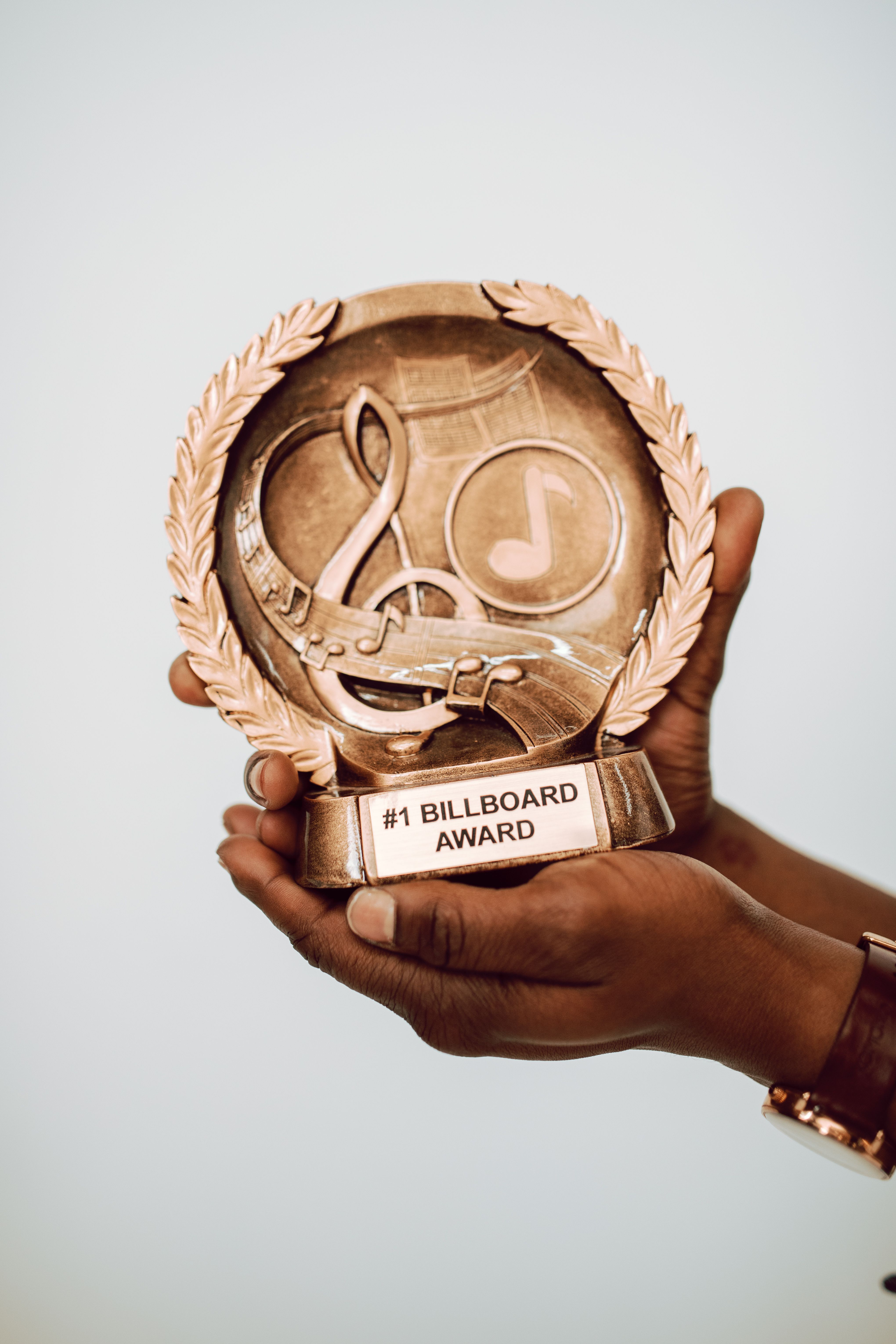 Person Holding a Music Award · Free Stock Photo