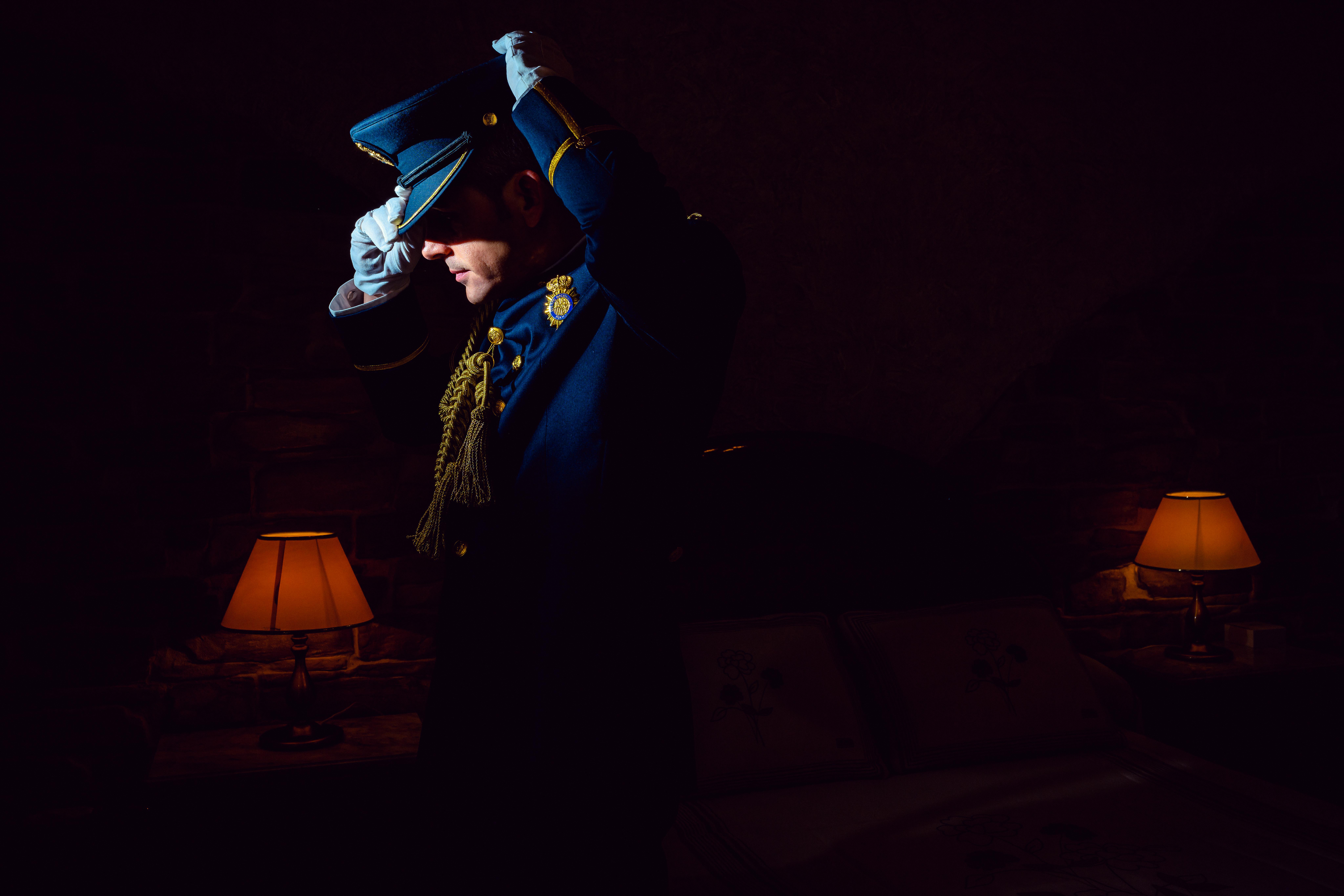 Man in Blue and Gold Uniform Wearing Blue Hat · Free Stock Photo