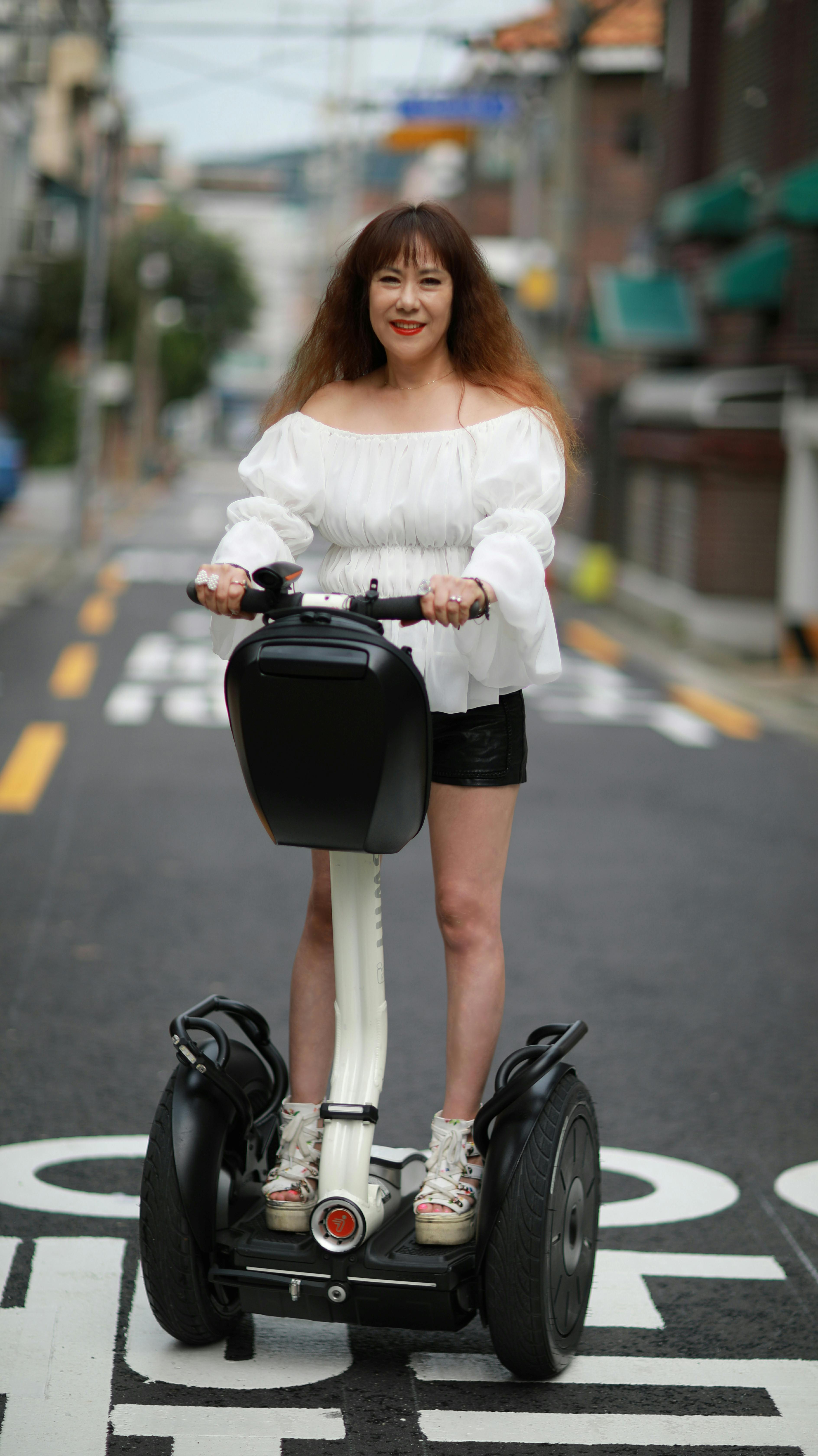 A Woman on a Segway · Free Stock Photo