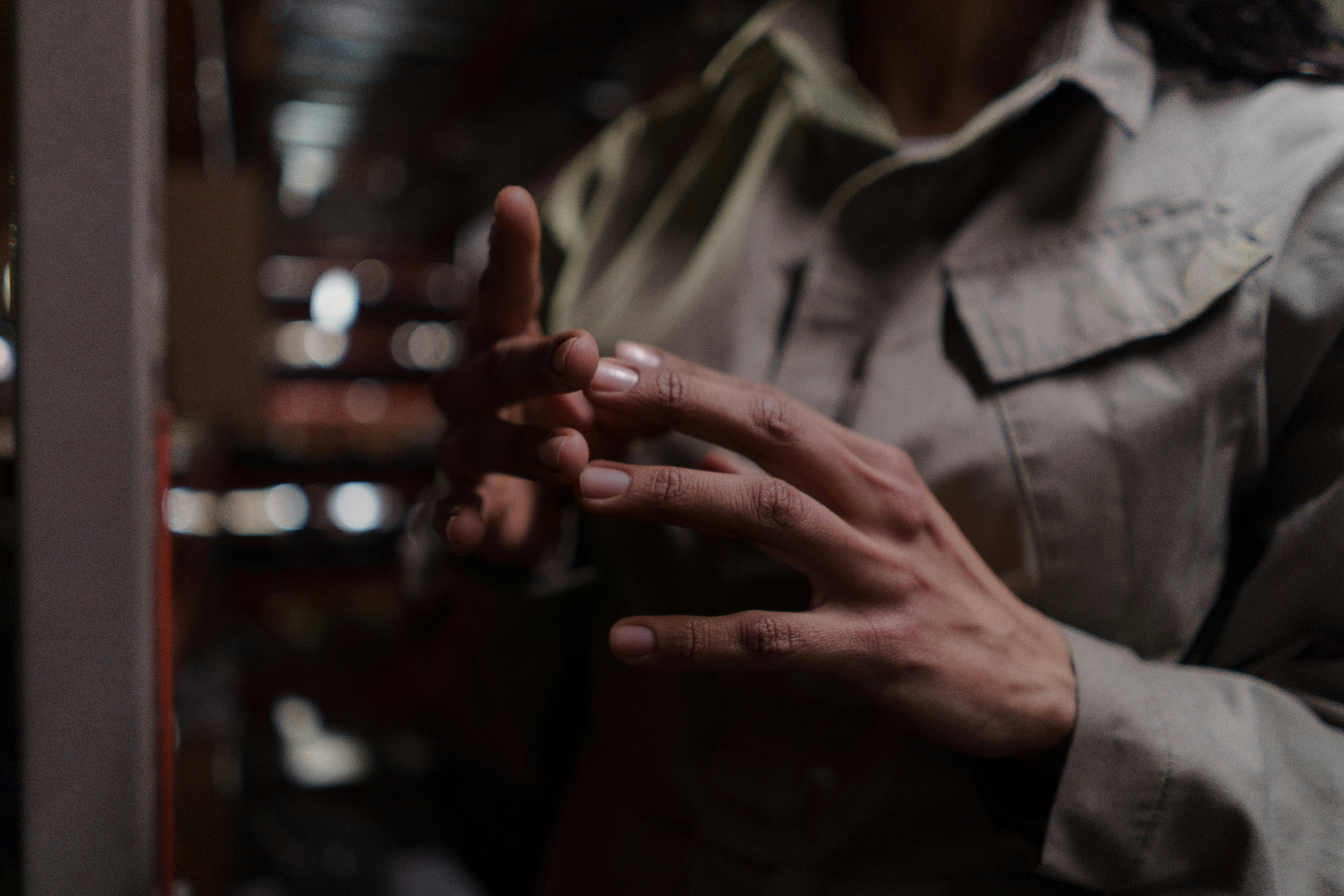 Close-Up Shot of a Person's Hands · Free Stock Photo