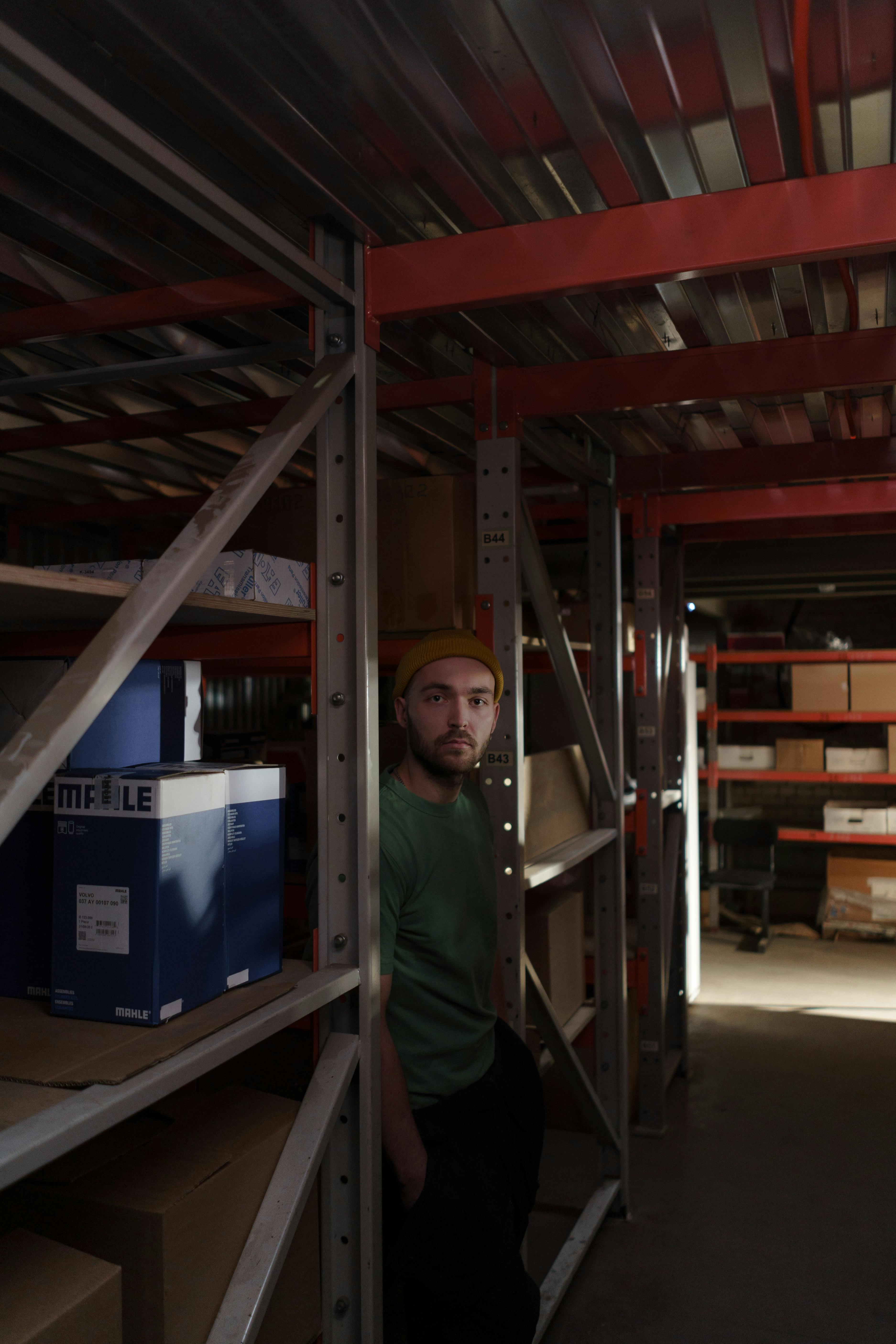 Storage Man on a Warehouse · Free Stock Photo