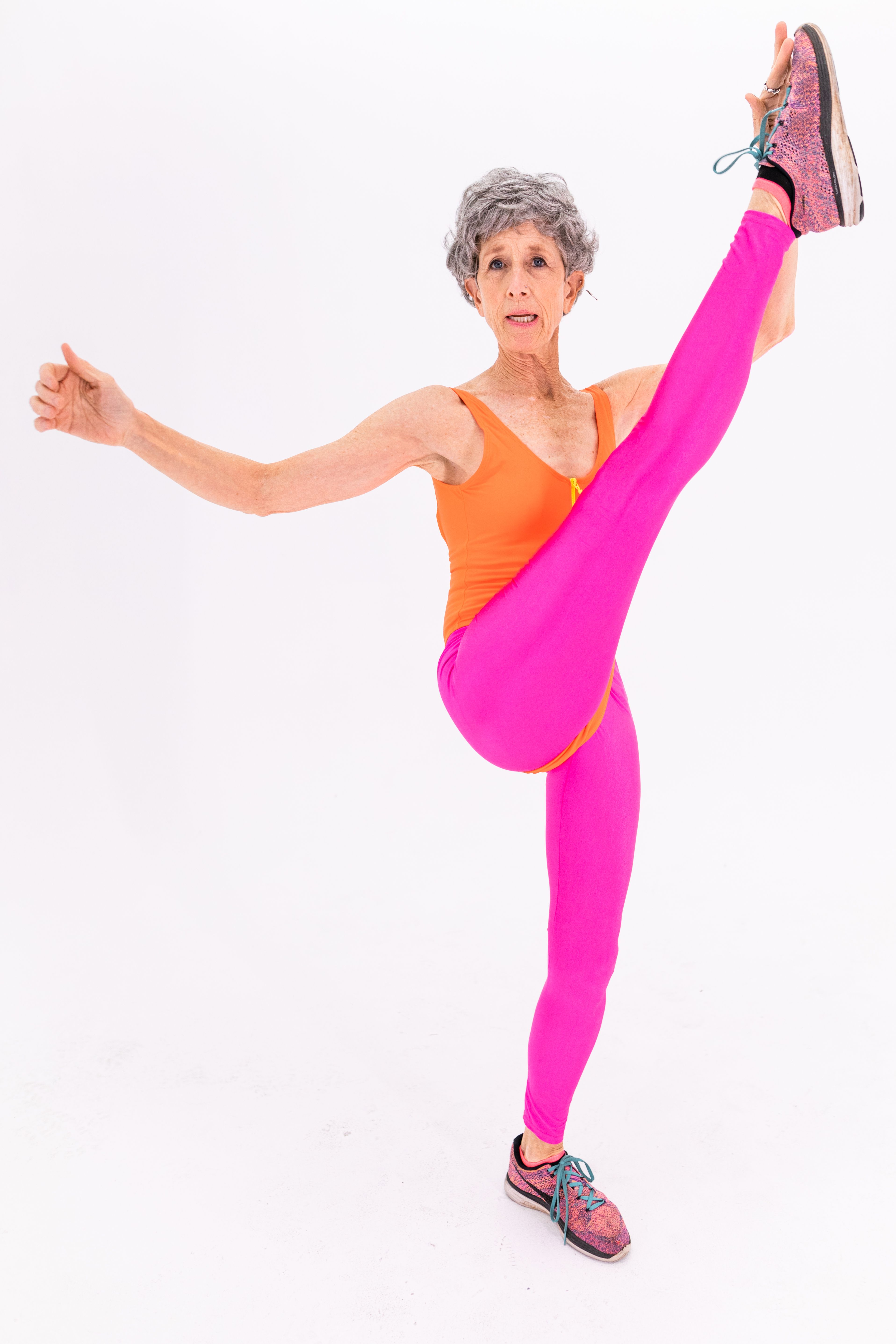 A Grandmother and Granddaughter Exercising at Home · Free Stock Photo