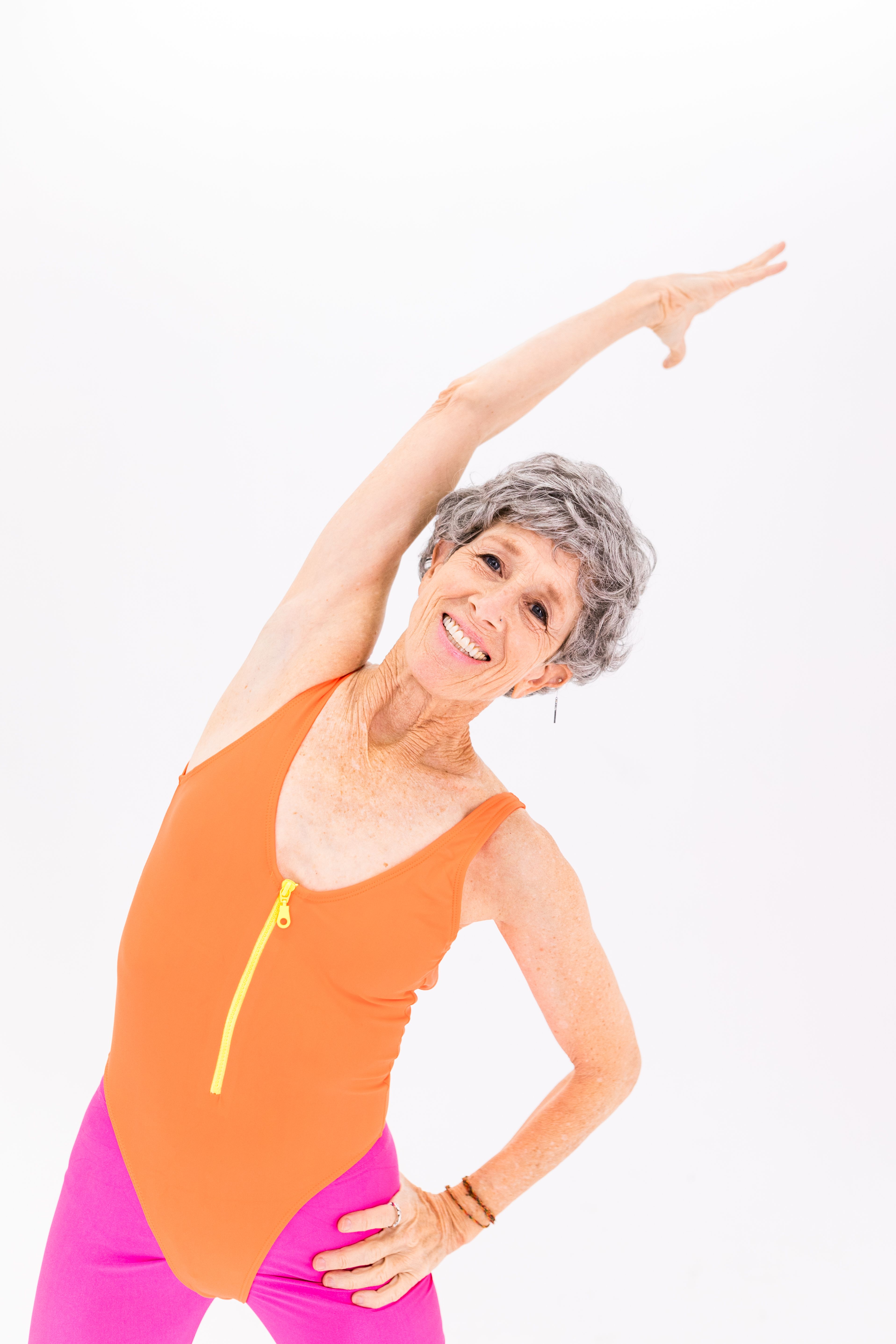 A Grandmother and Granddaughter Exercising at Home · Free Stock Photo