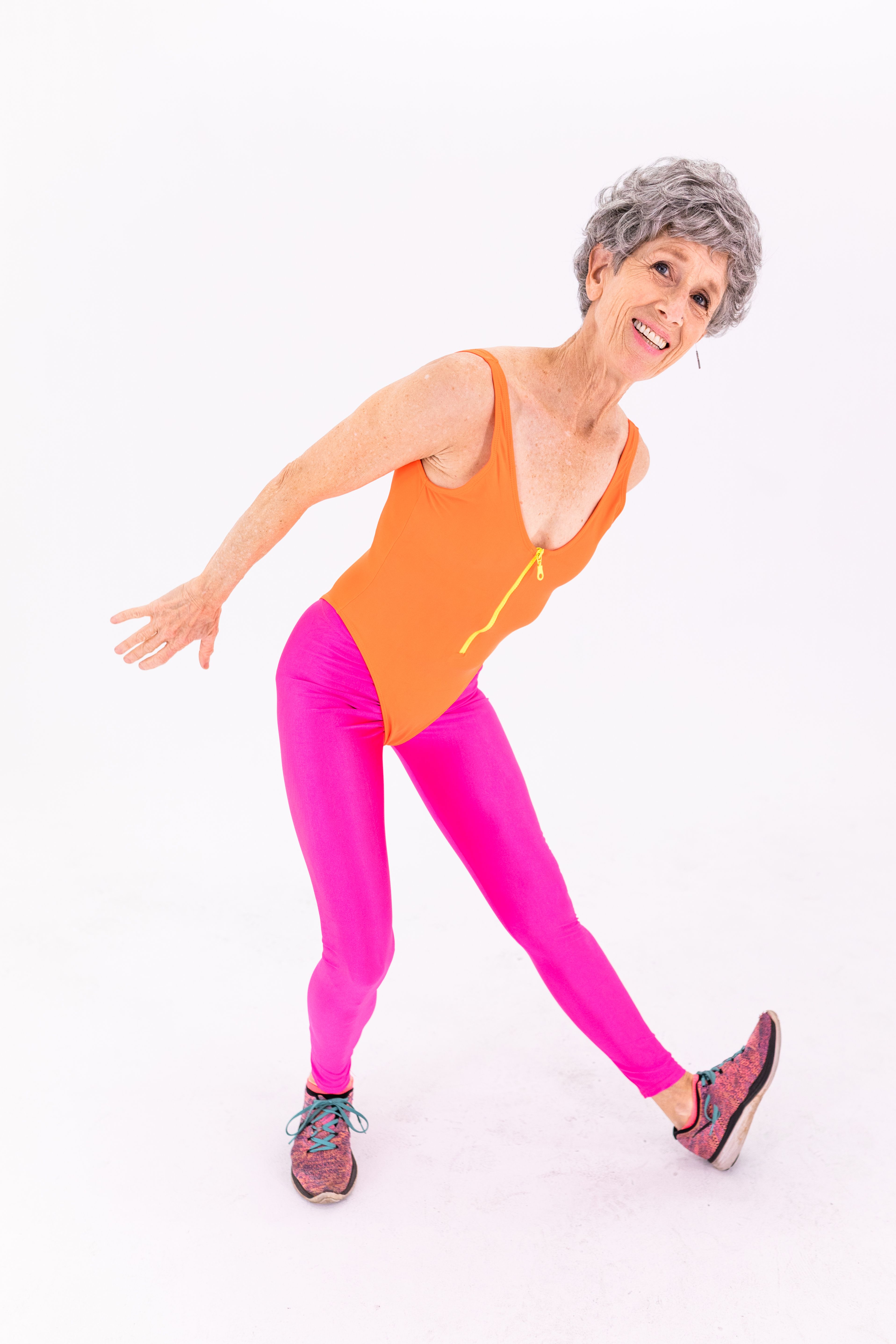 A Grandmother and Granddaughter Exercising at Home · Free Stock Photo