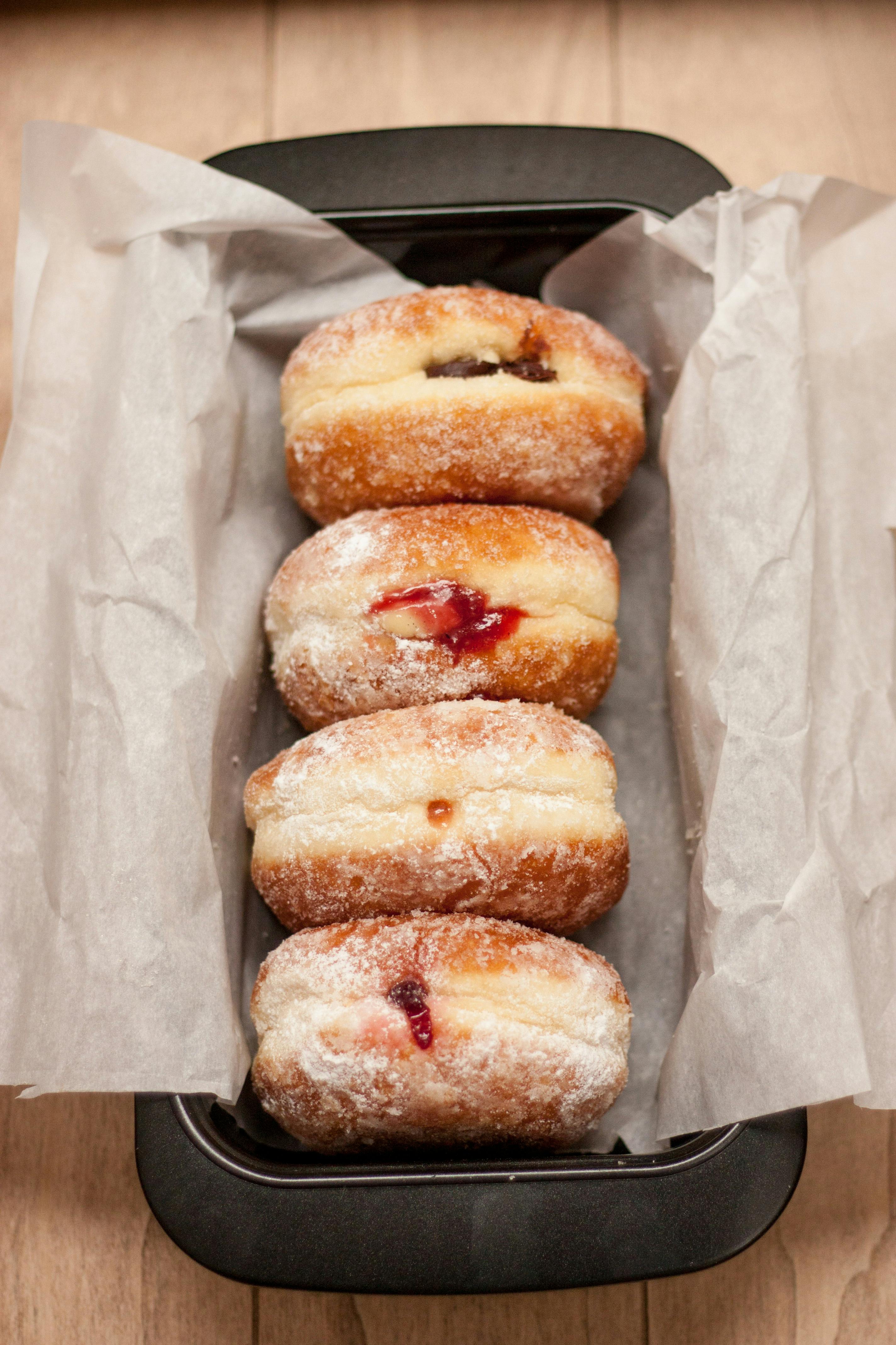 Free stock photo of berliner, dessert, donuts