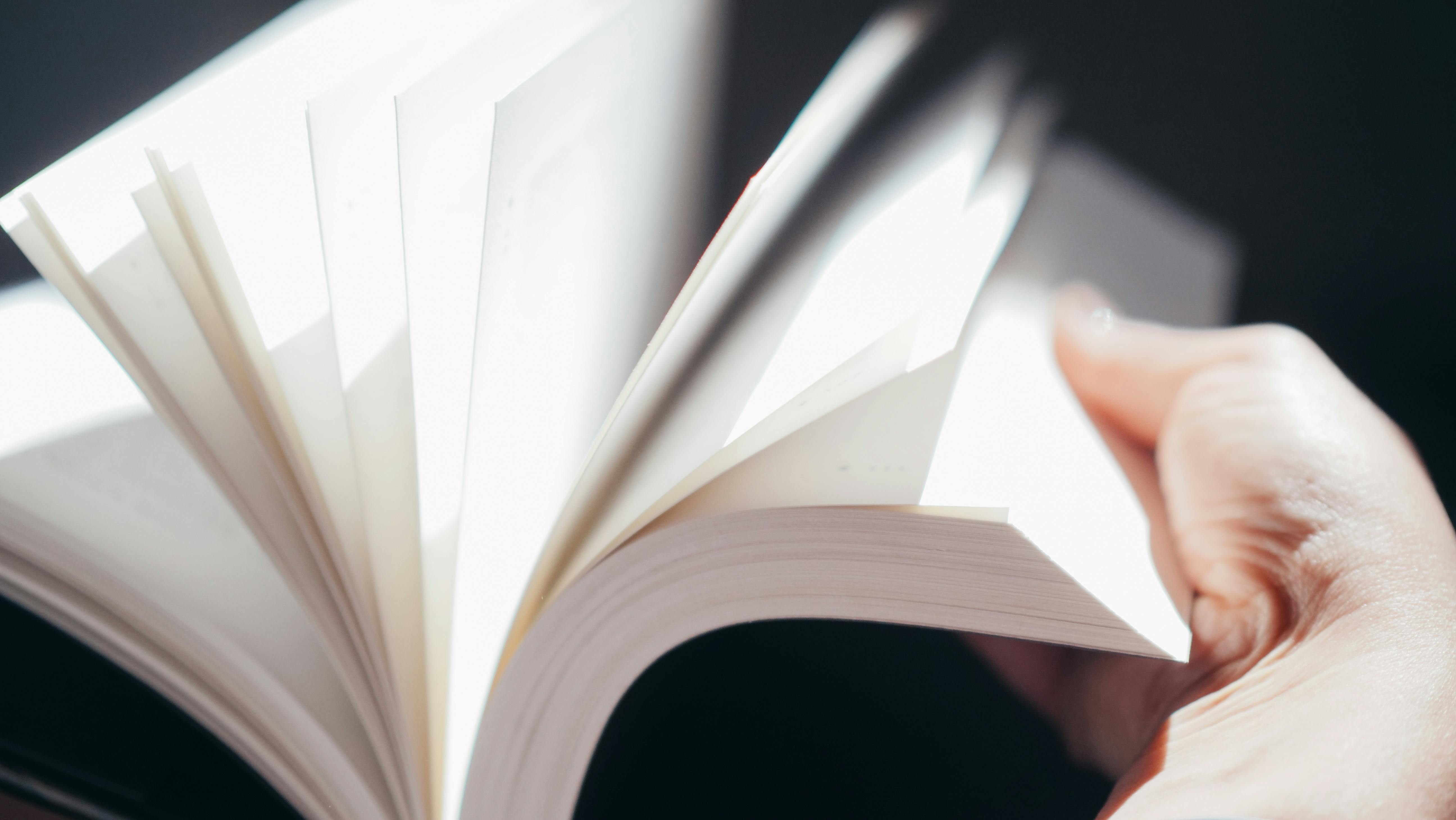 Flipping Pages of a Book · Free Stock Photo