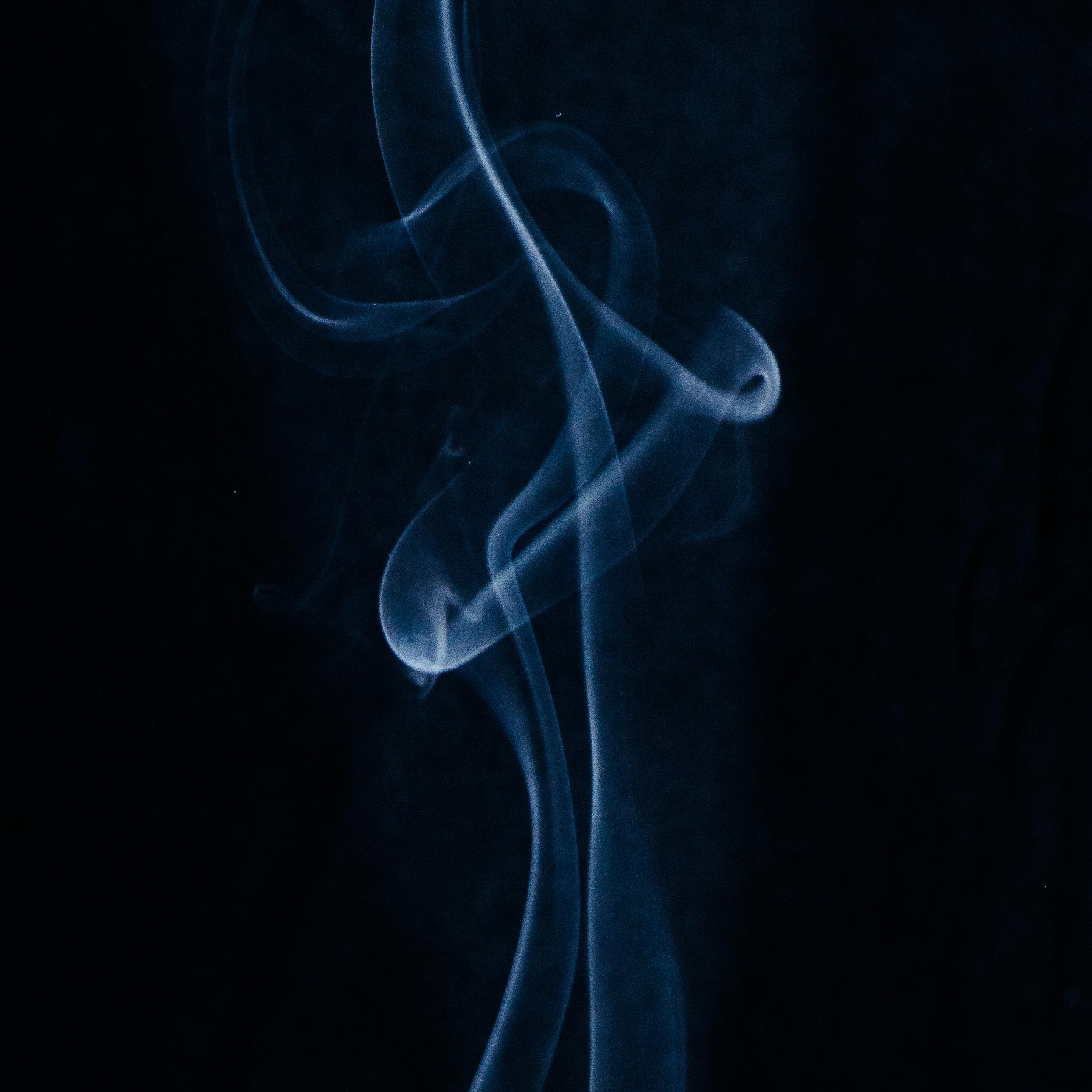 An Illuminated Smoke in the Dark · Free Stock Photo