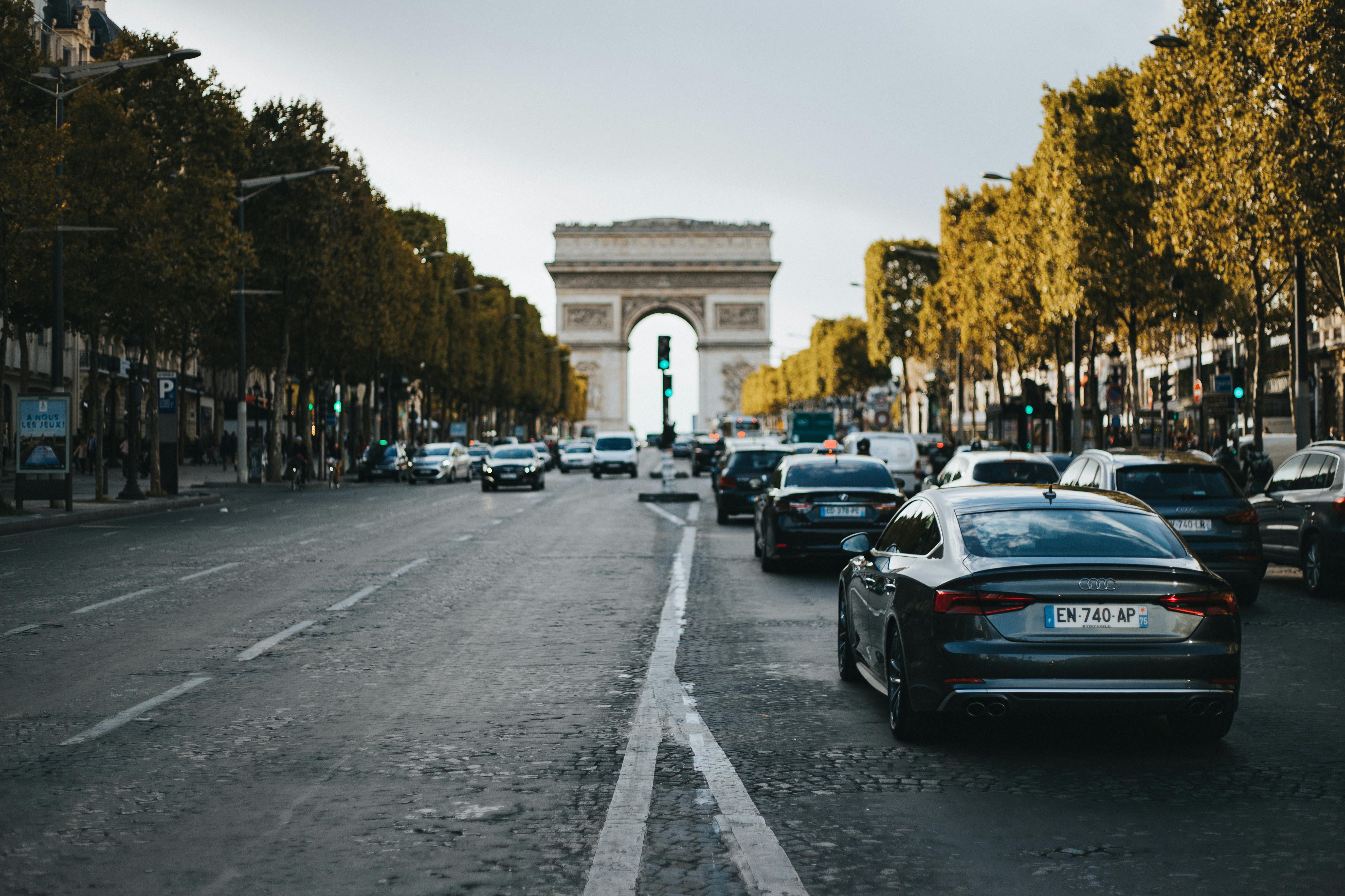 A Busy Road in Paris · Free Stock Photo