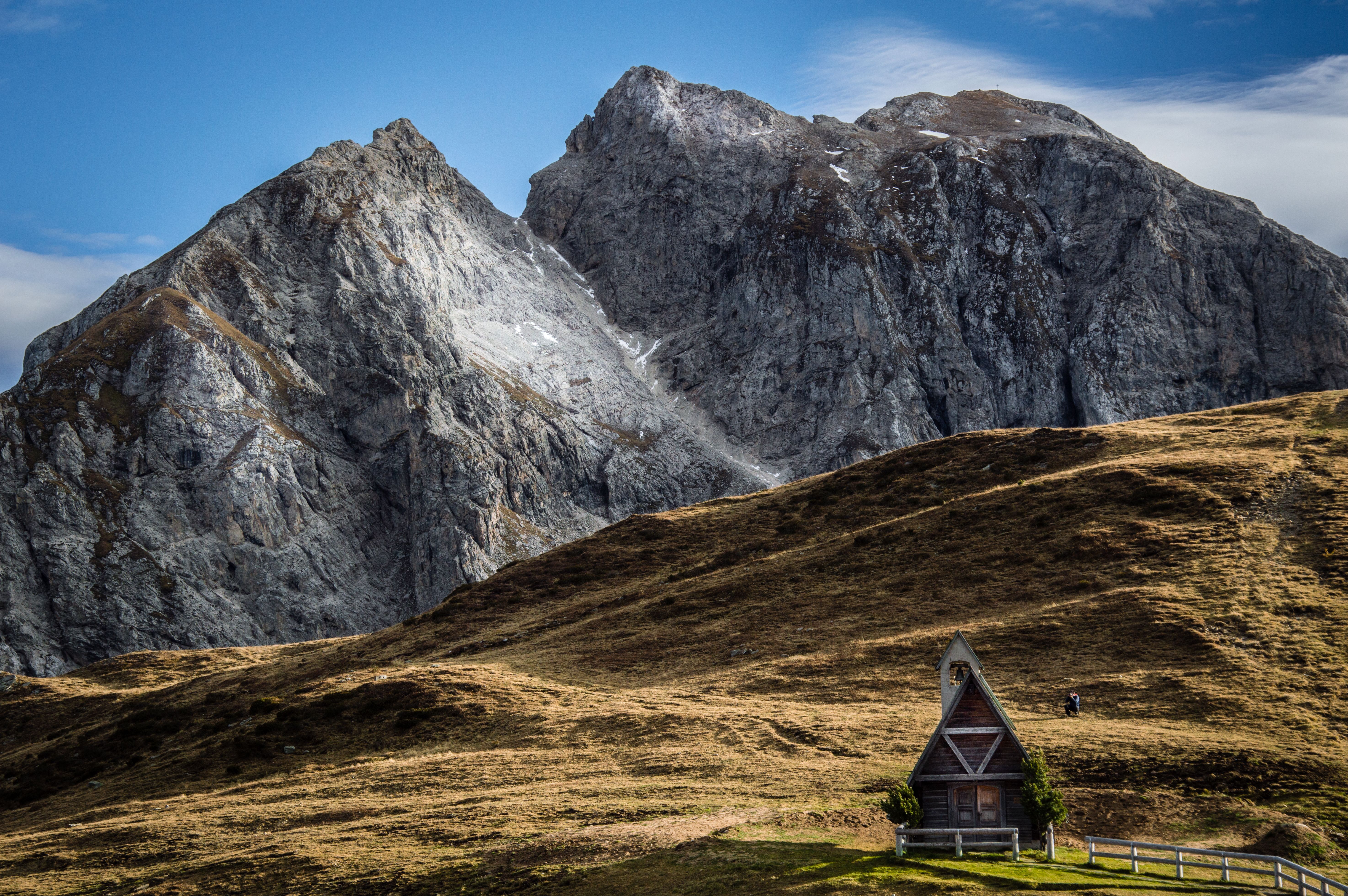 Wooden Chapel on Mountain Area · Free Stock Photo