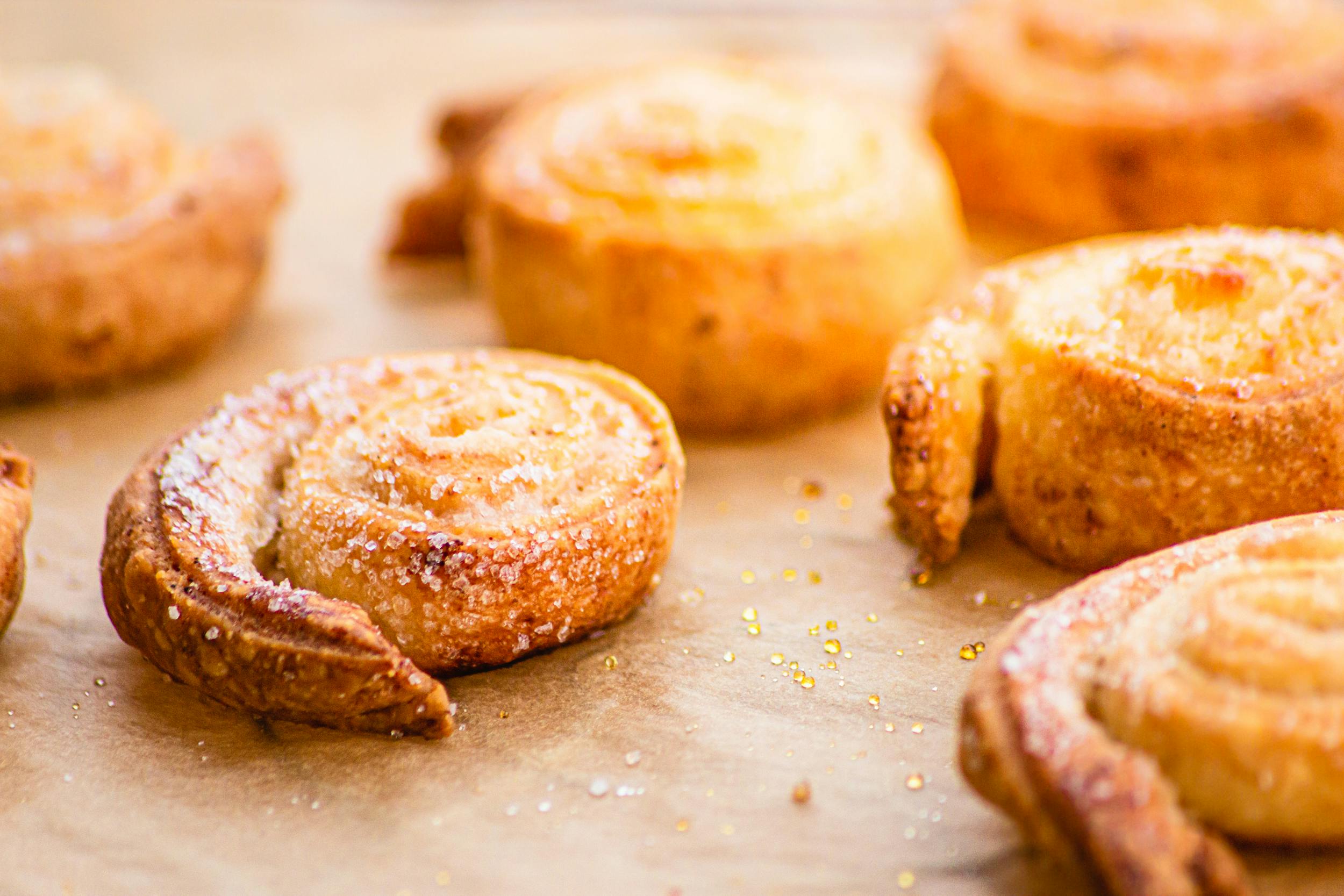 A Close-Up Shot of a Freshly Baked Pastry · Free Stock Photo