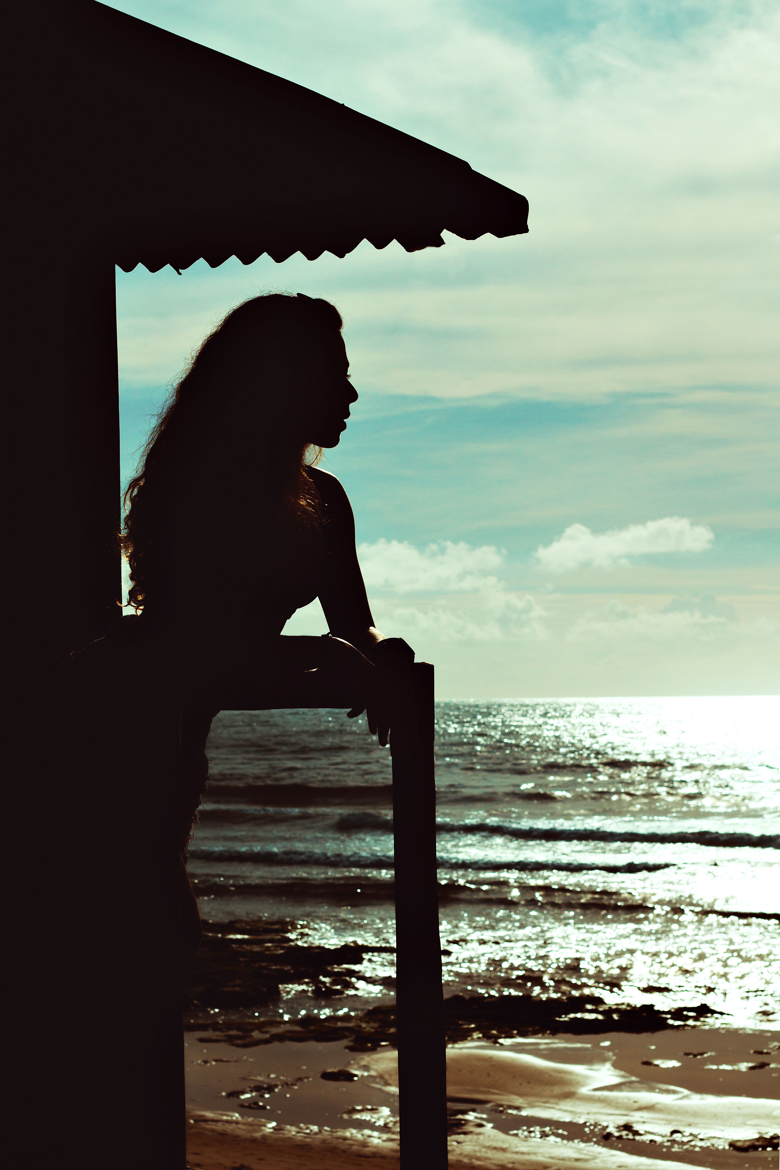 A Woman at the Beach · Free Stock Photo