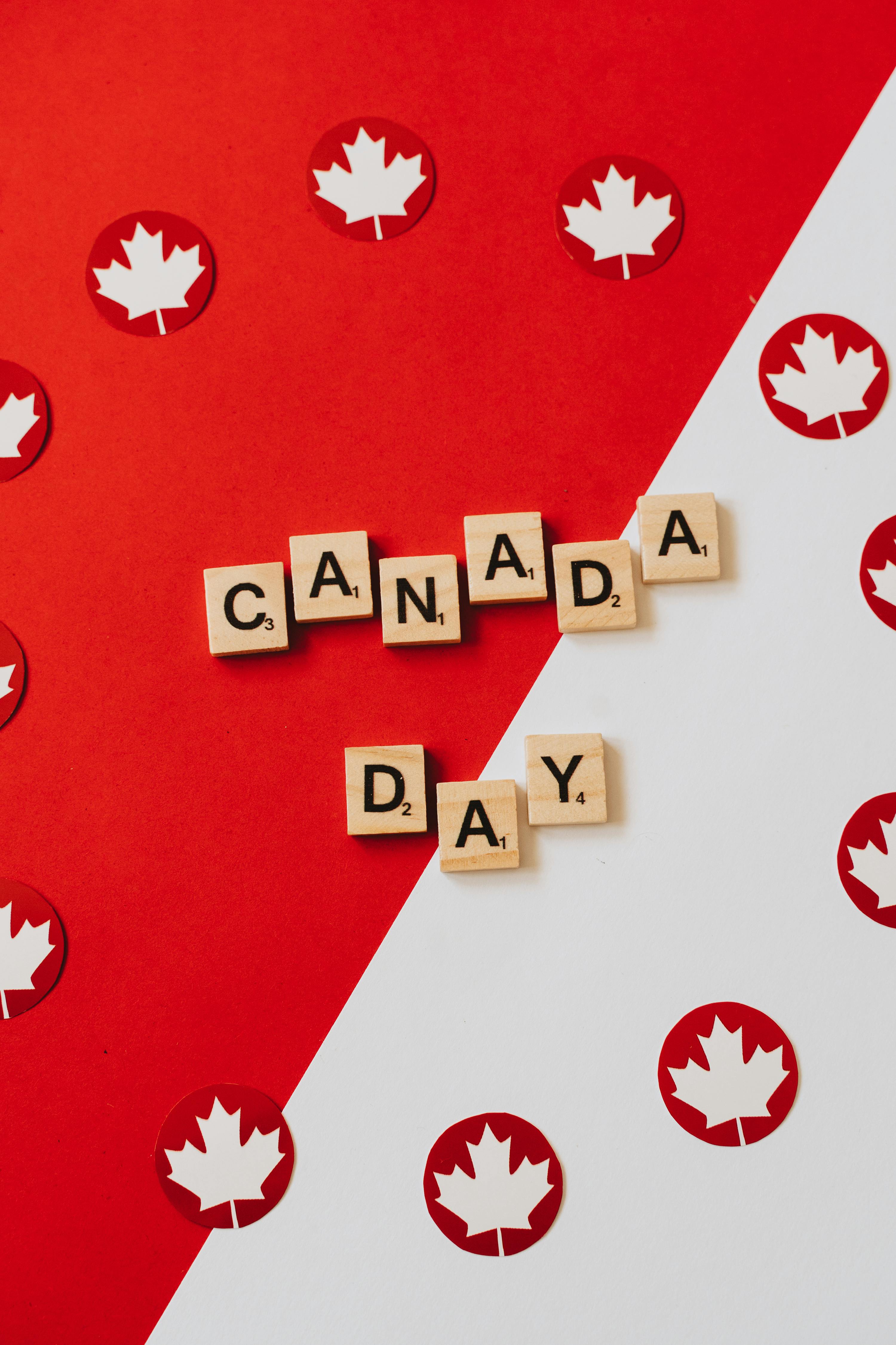 A Celebration of Canada Day with Canadian Flag · Free Stock Photo