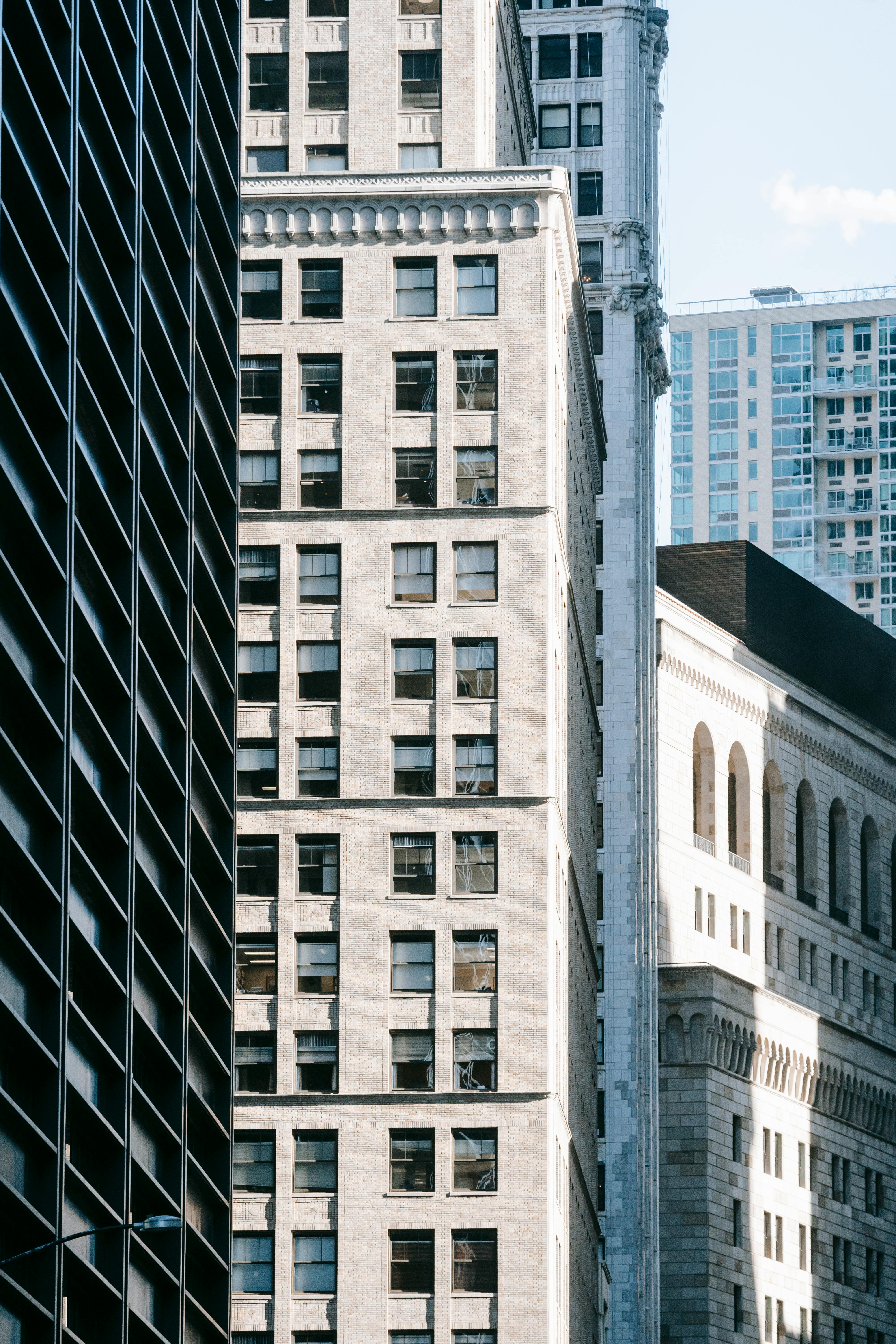 High multistory dwelling buildings in urban district · Free Stock Photo