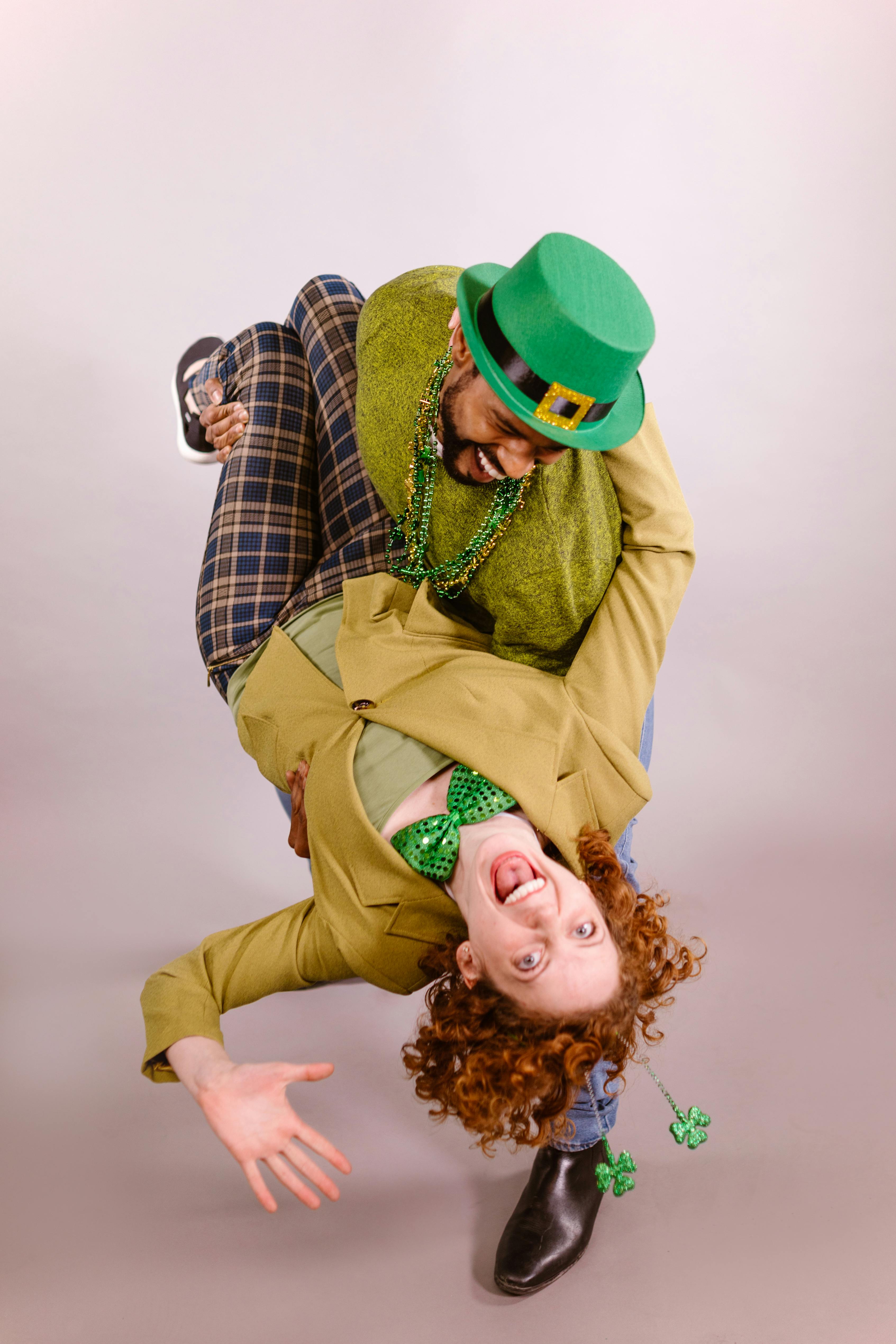 Goffy Man and Woman posing for the Camera · Free Stock Photo