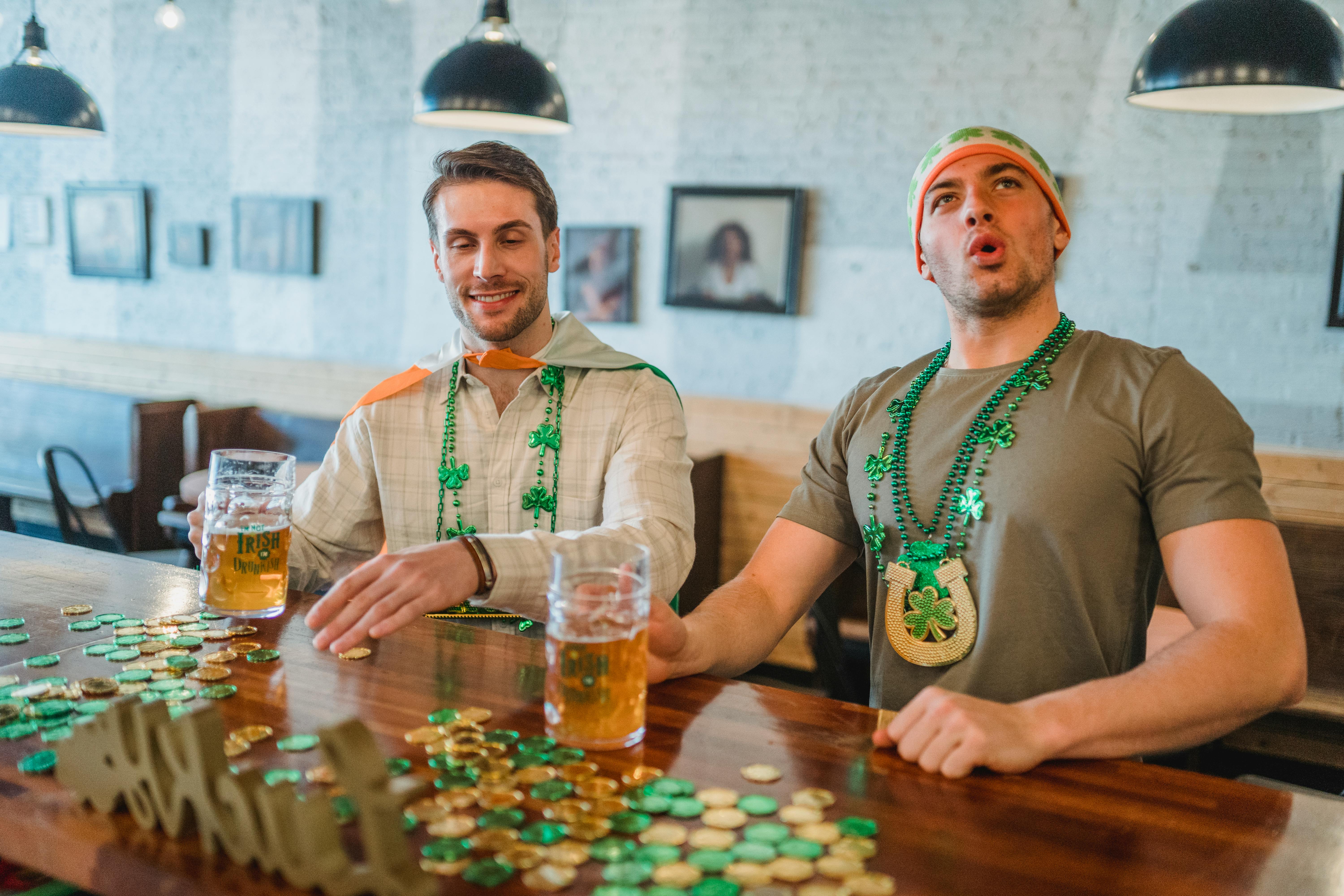 A Two Men Drinking Beer Together · Free Stock Photo