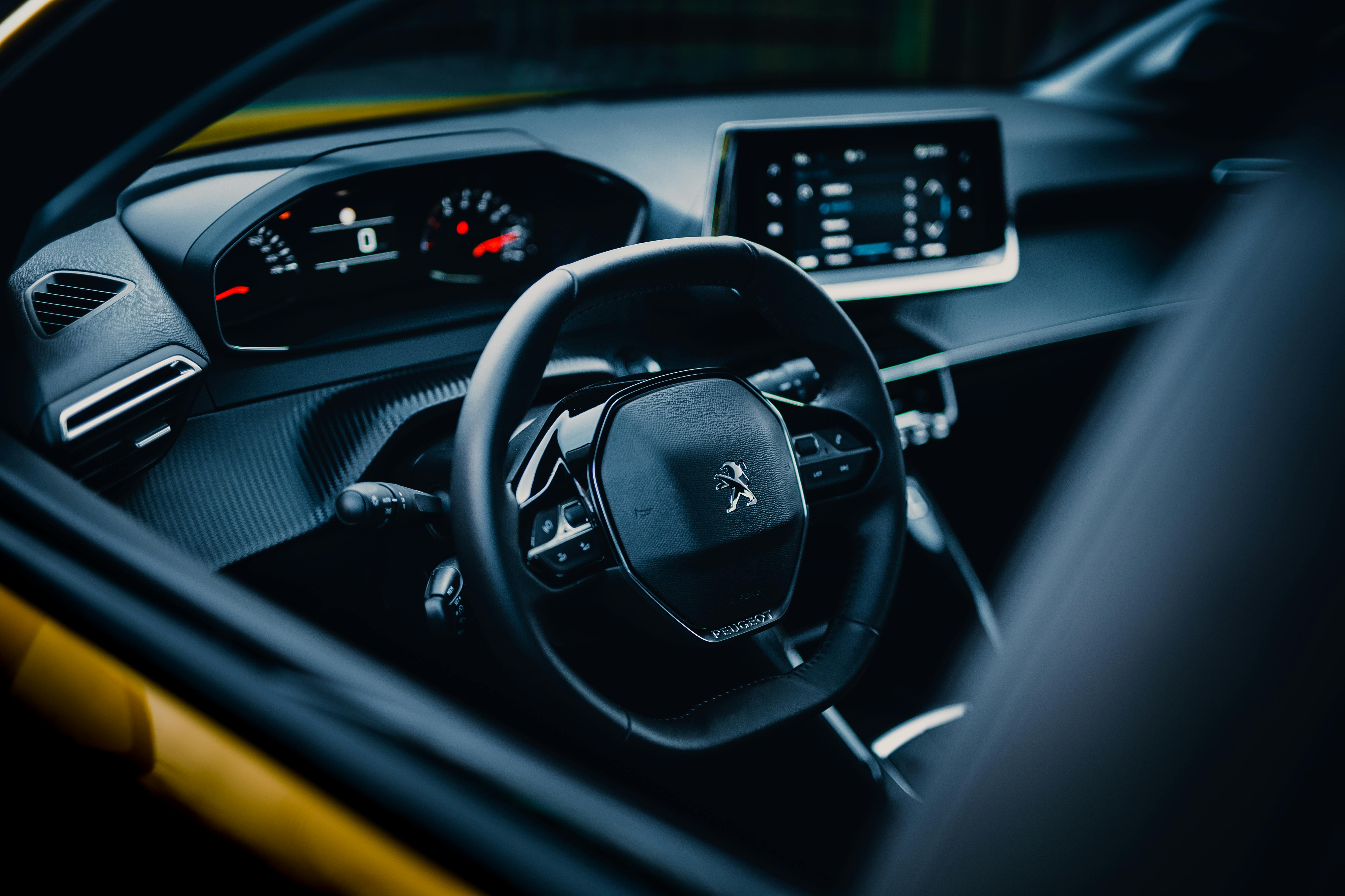 Close-Up Shot of a Car Dashboard · Free Stock Photo