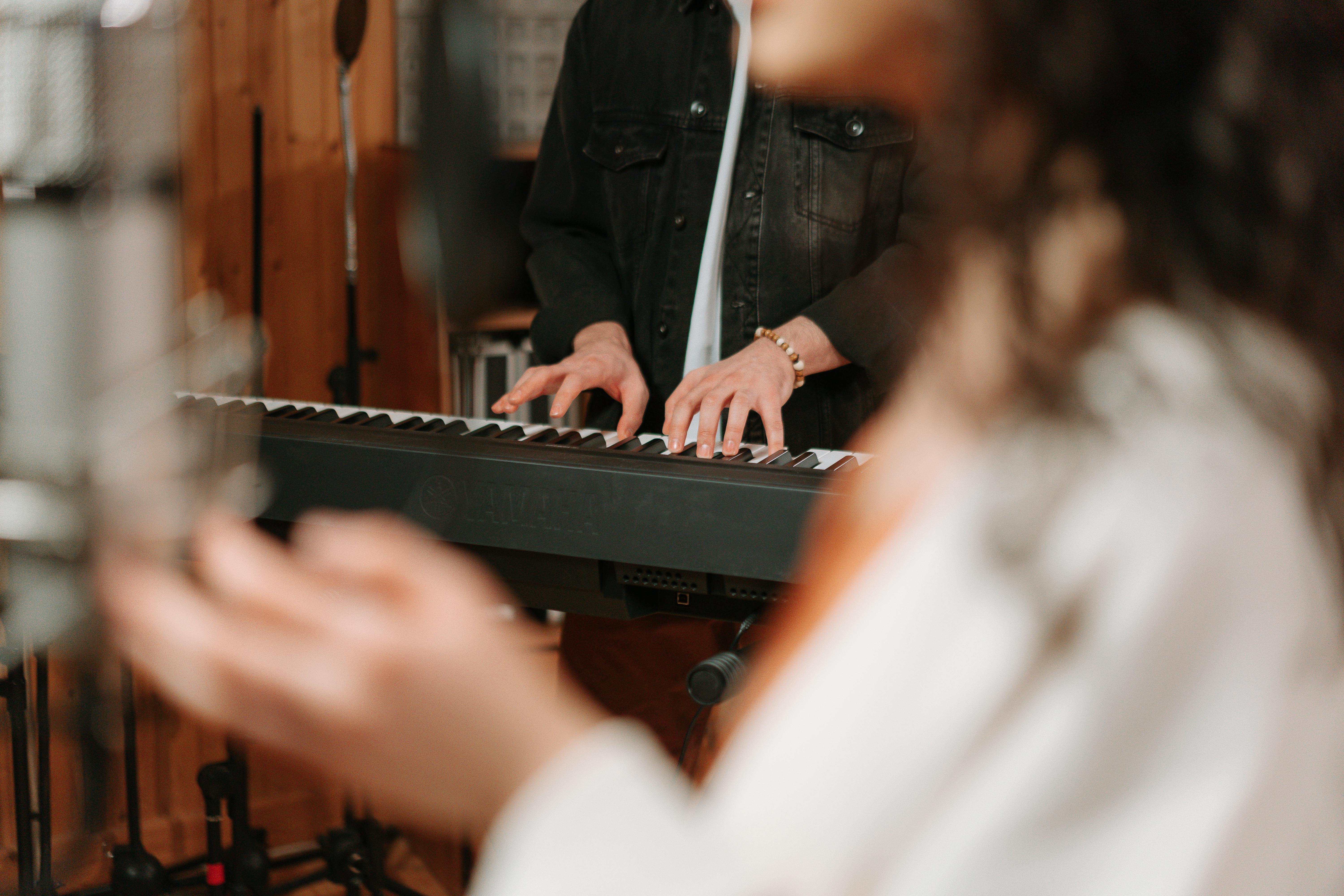 Person Playing Keyboard · Free Stock Photo