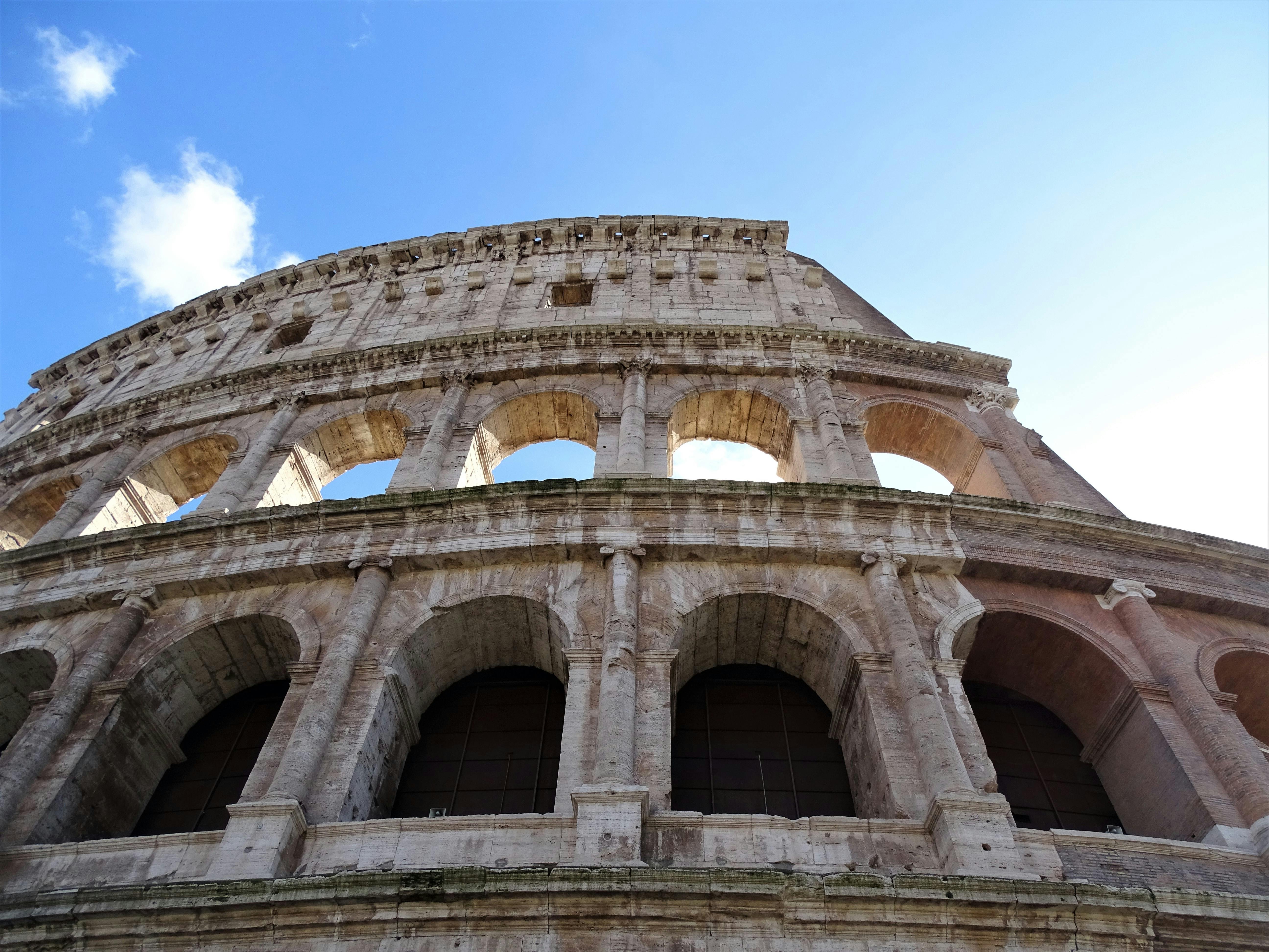 An Old Concrete Colosseum · Free Stock Photo