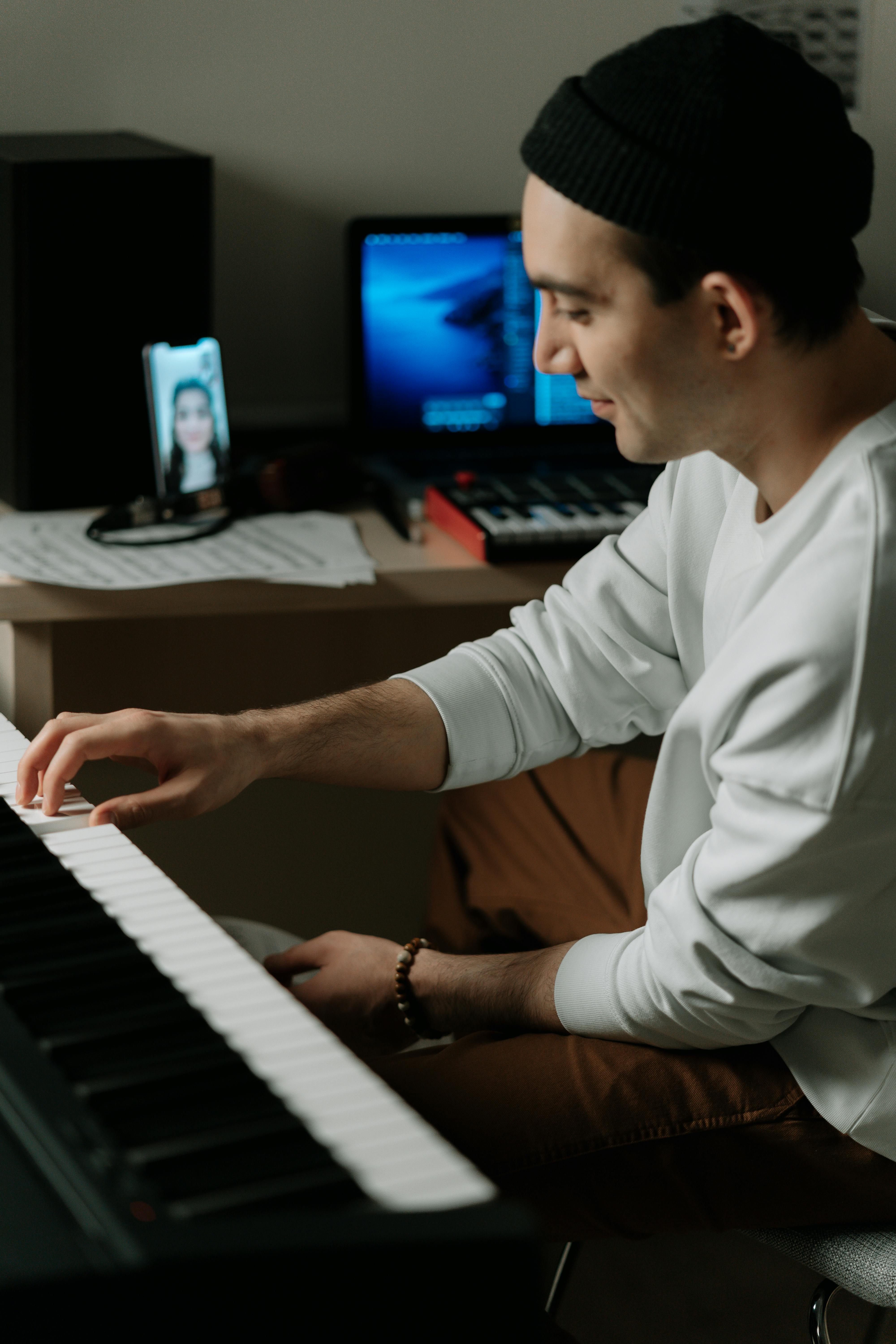 Person Playing Keyboard · Free Stock Photo