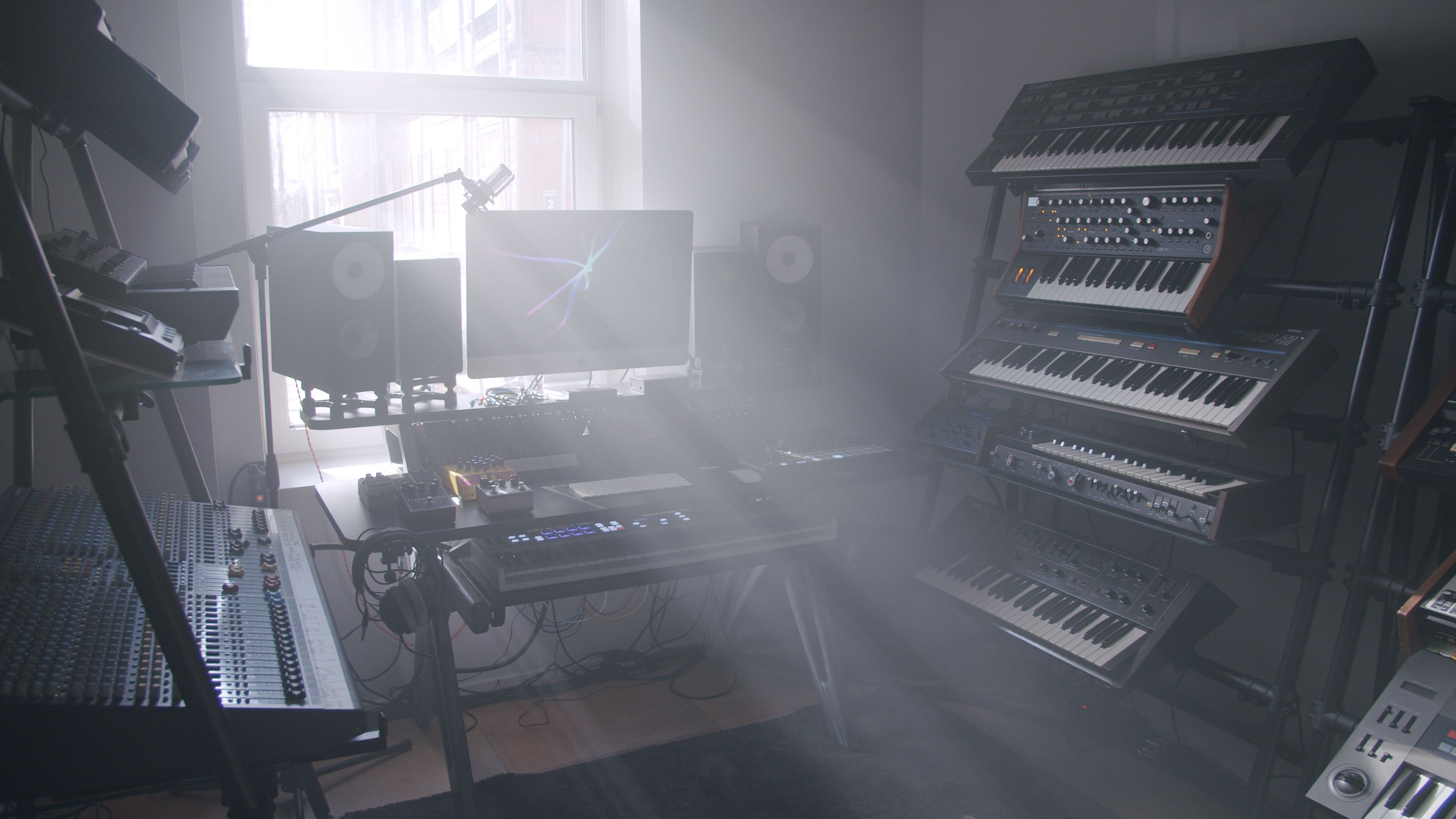 Men Recording in a Music Studio · Free Stock Photo