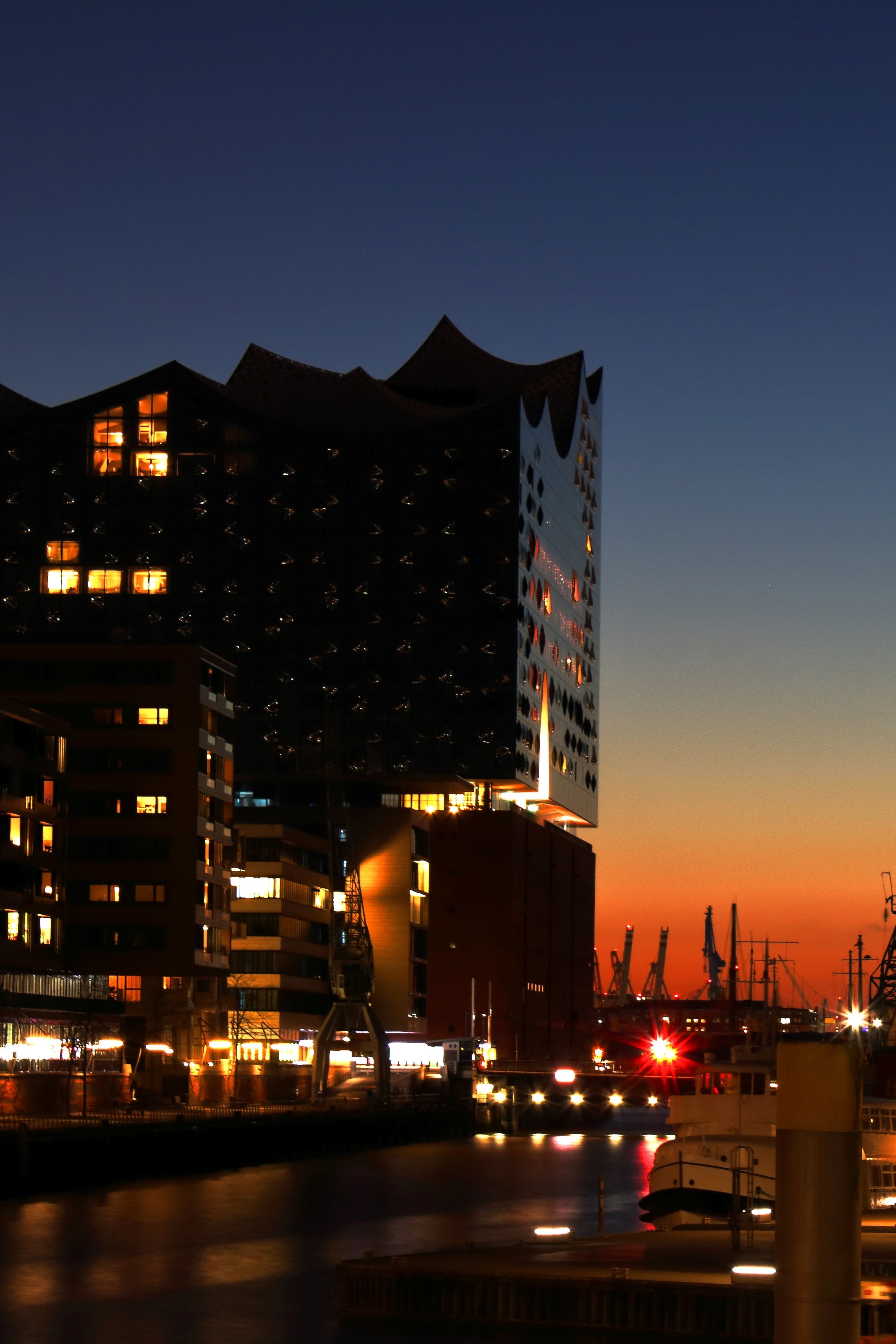 A Building During Night Time · Free Stock Photo