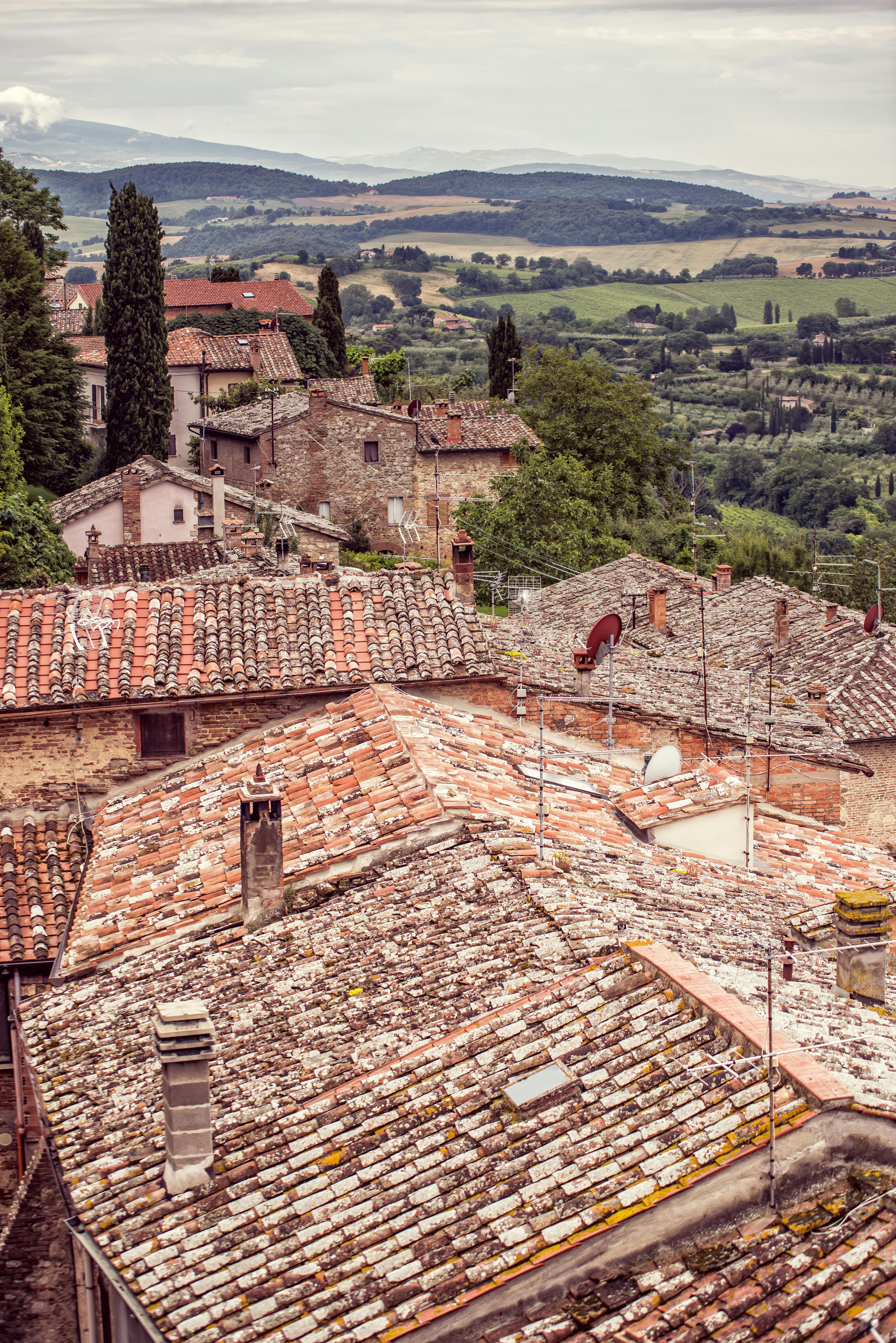 Roofs of Buildings in Village · Free Stock Photo
