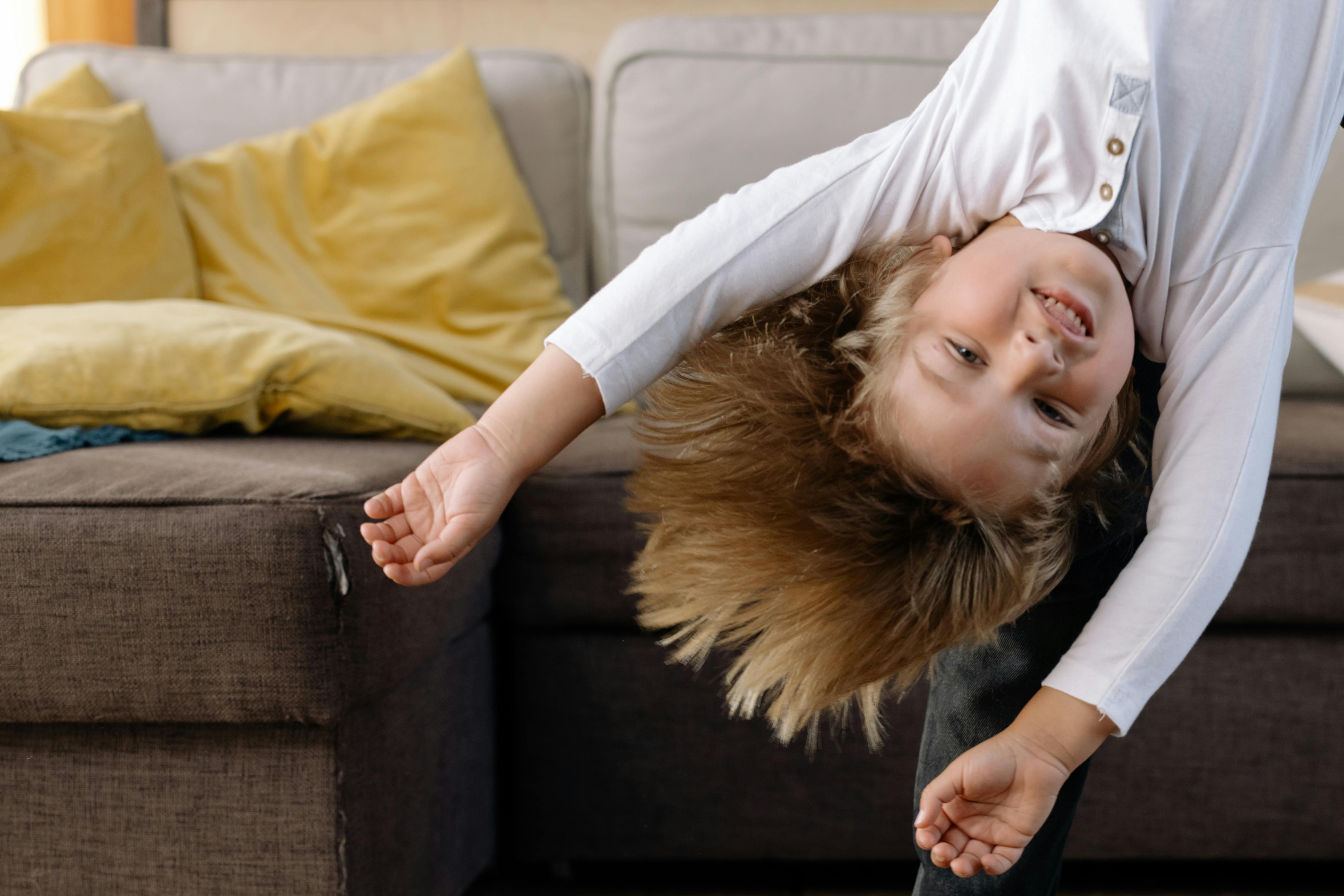 An Upside Down Kid · Free Stock Photo