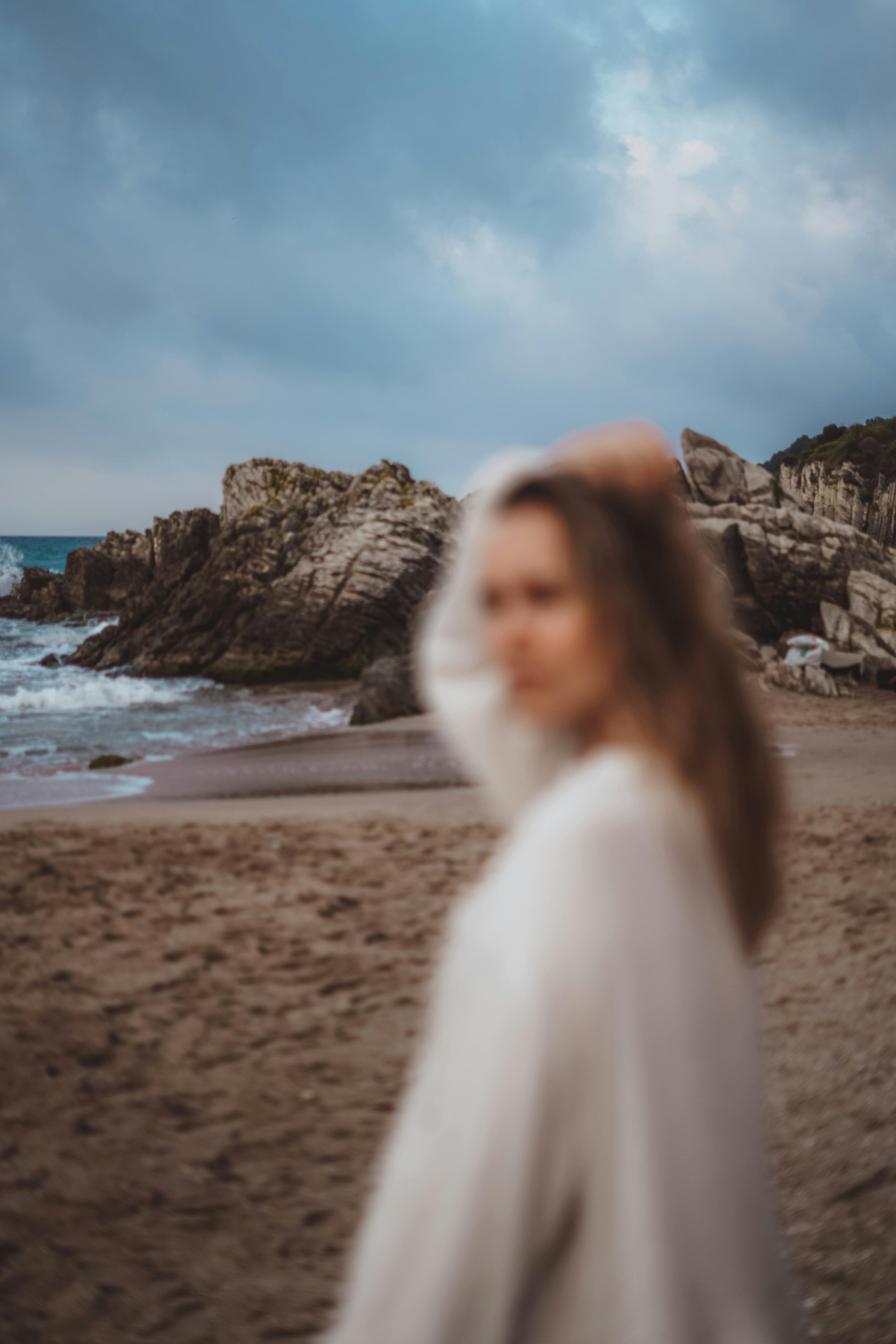 Woman in Swimsuit on Beach · Free Stock Photo
