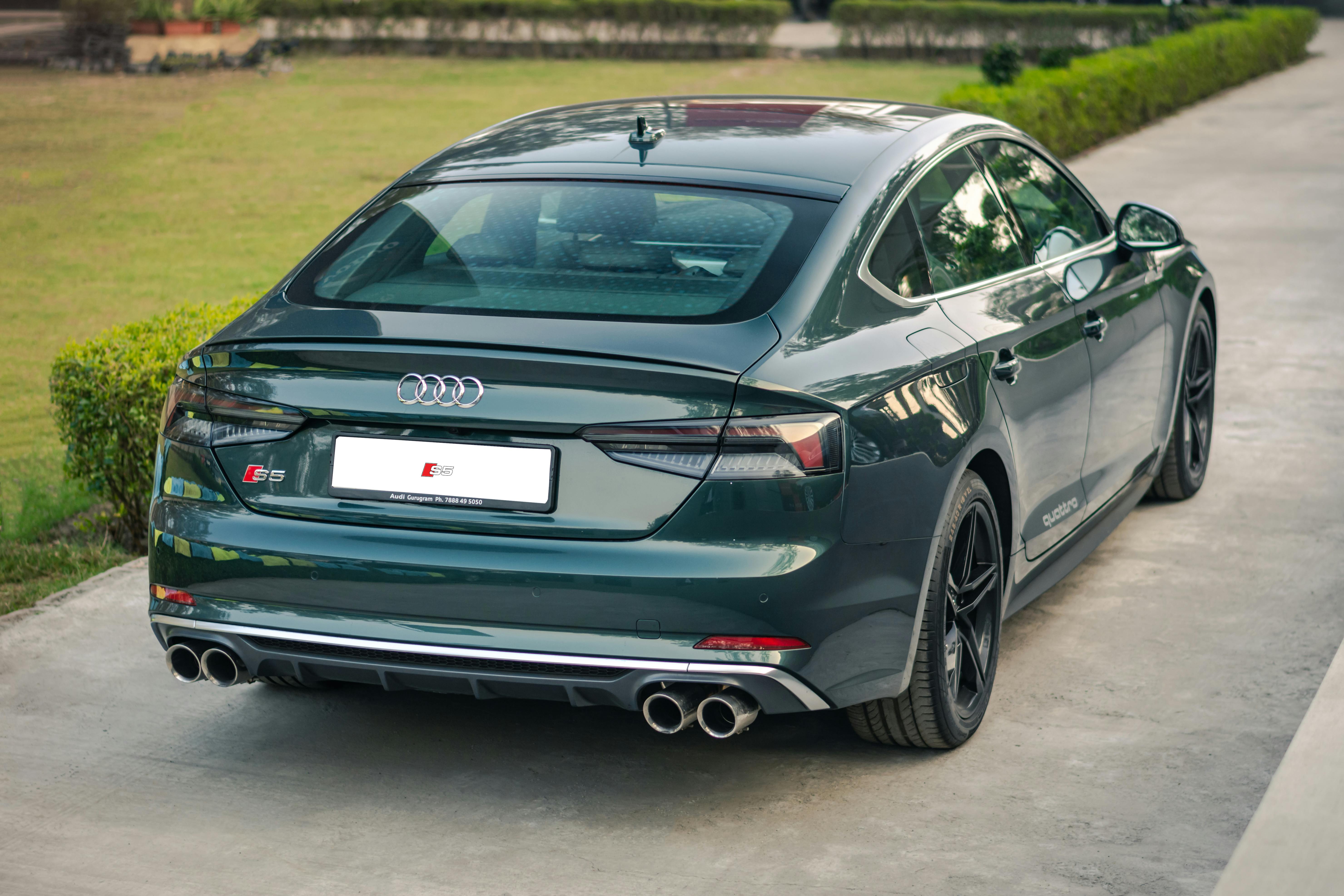 Back View of Audi · Free Stock Photo