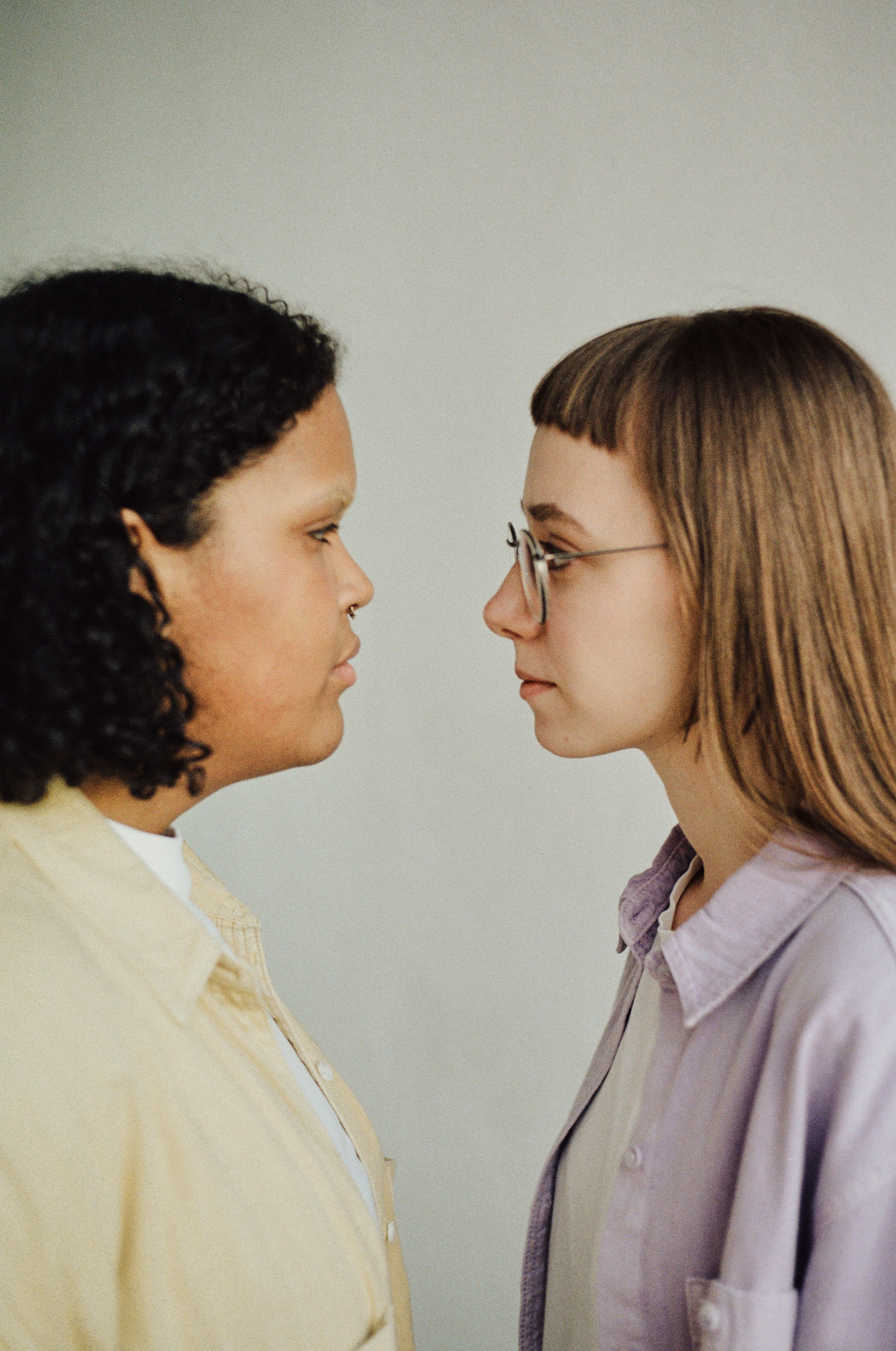 Photograph of Girls Face to Face · Free Stock Photo