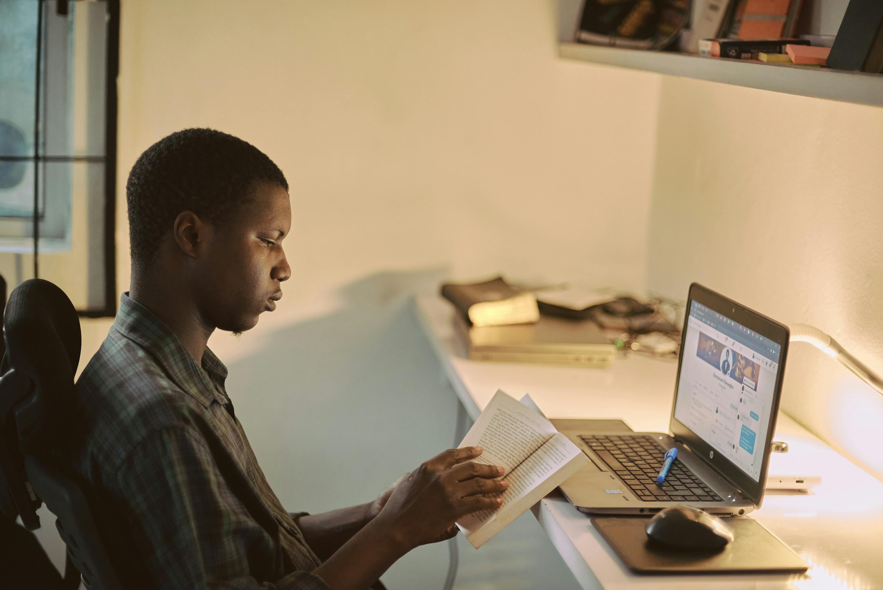 Man Working on a Laptop · Free Stock Photo