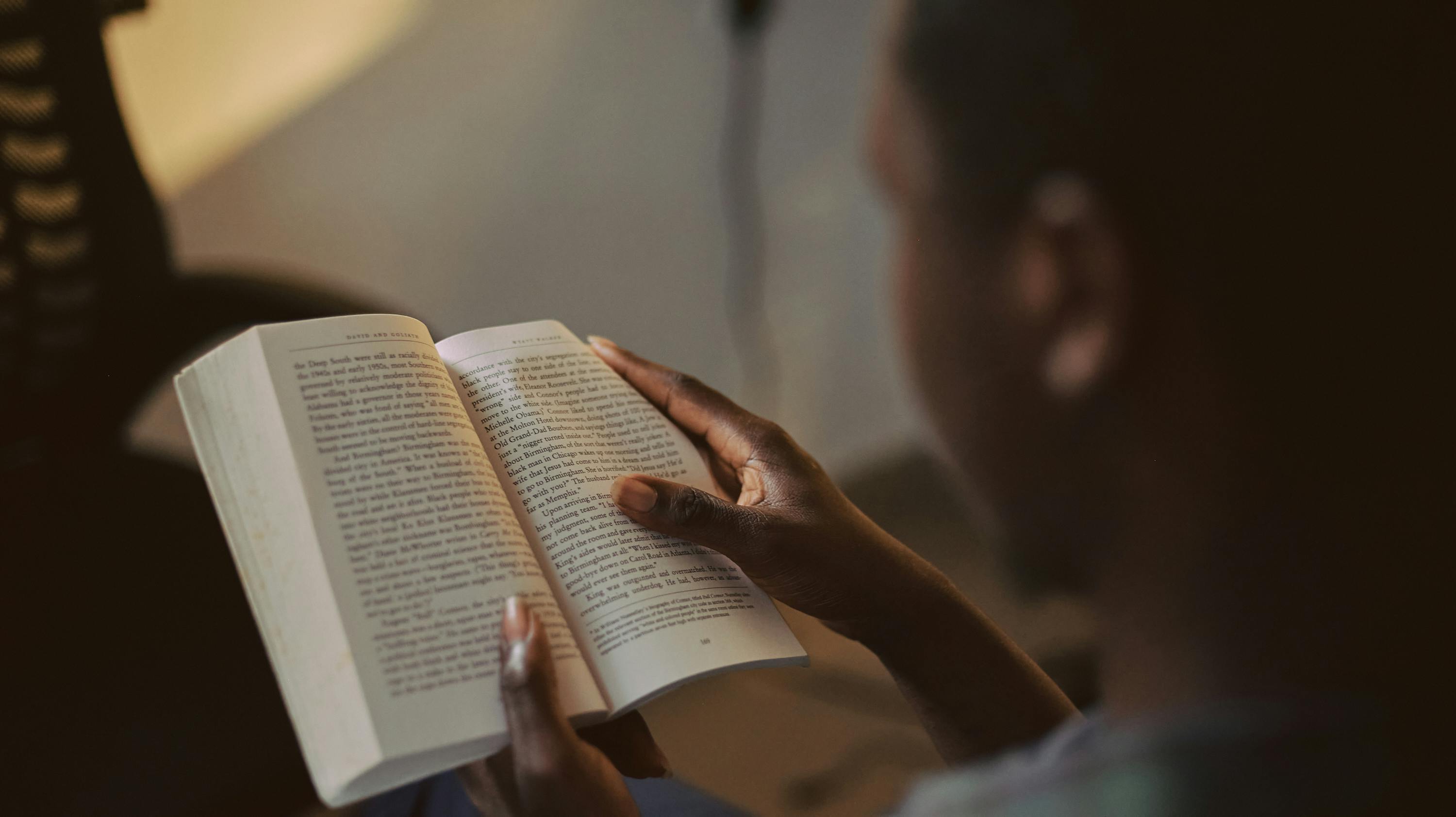 Person Reading a Book · Free Stock Photo
