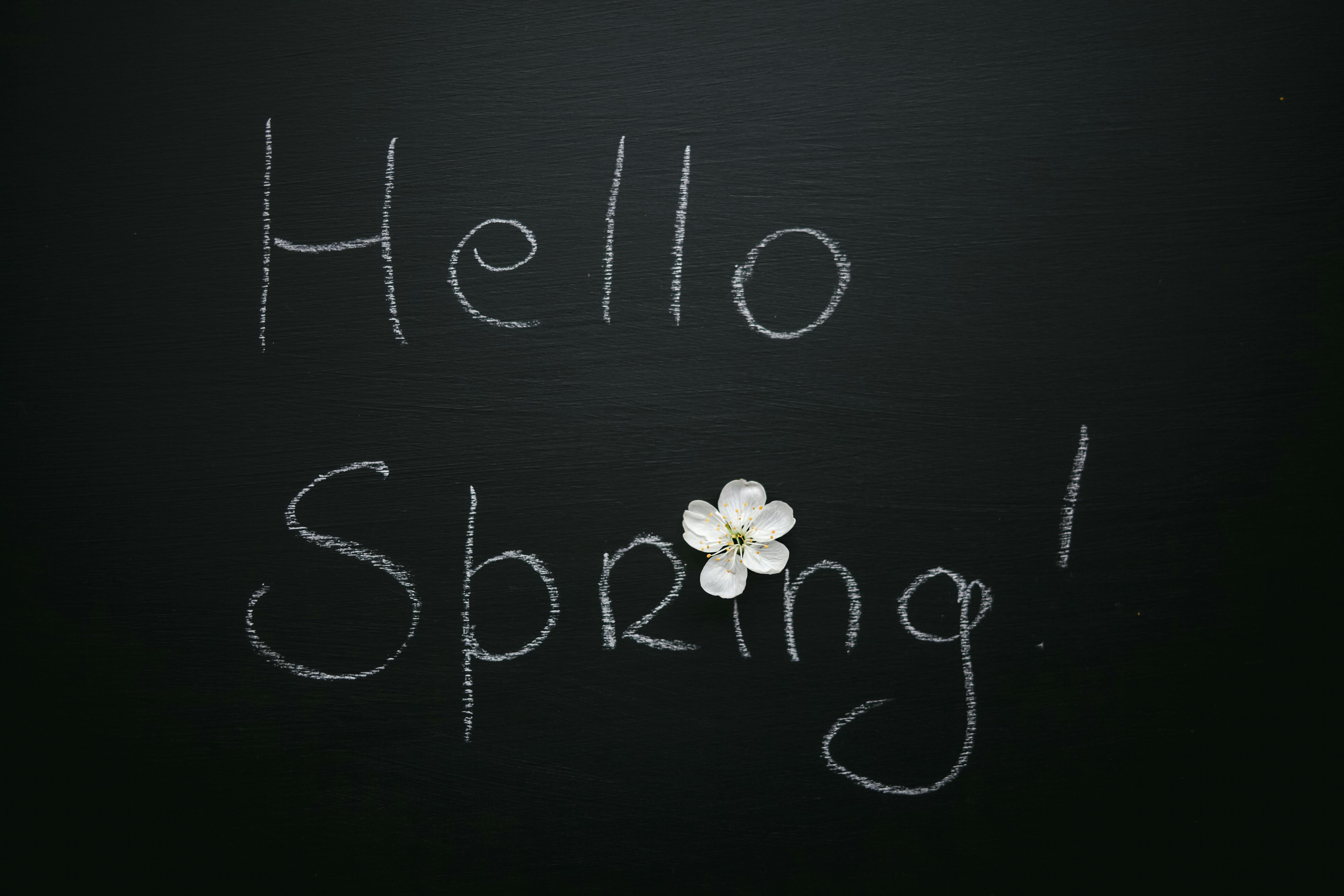 Hello Spring Handwritten Paper · Free Stock Photo