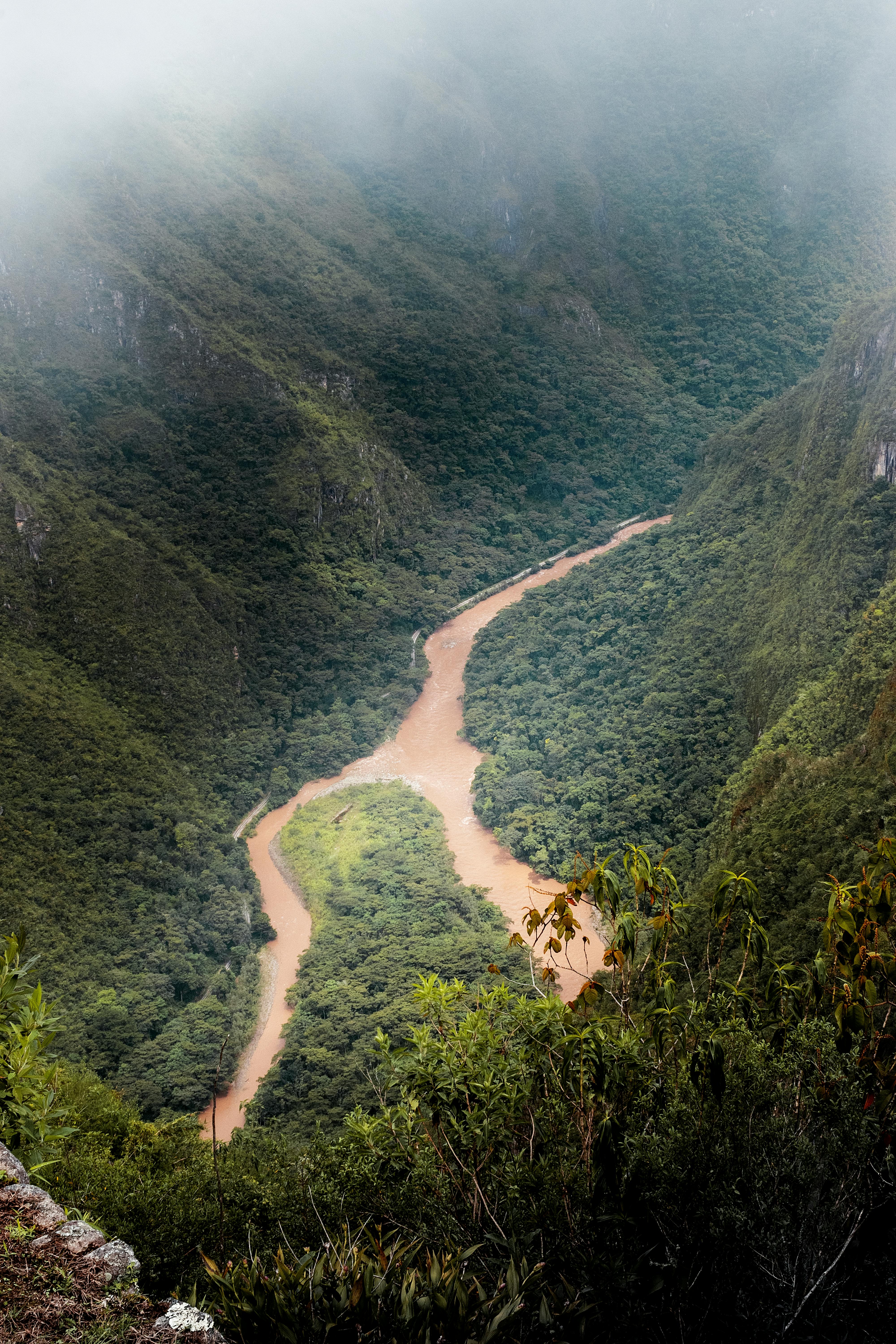 Aerial Footage of Ravine in a Valley · Free Stock Photo