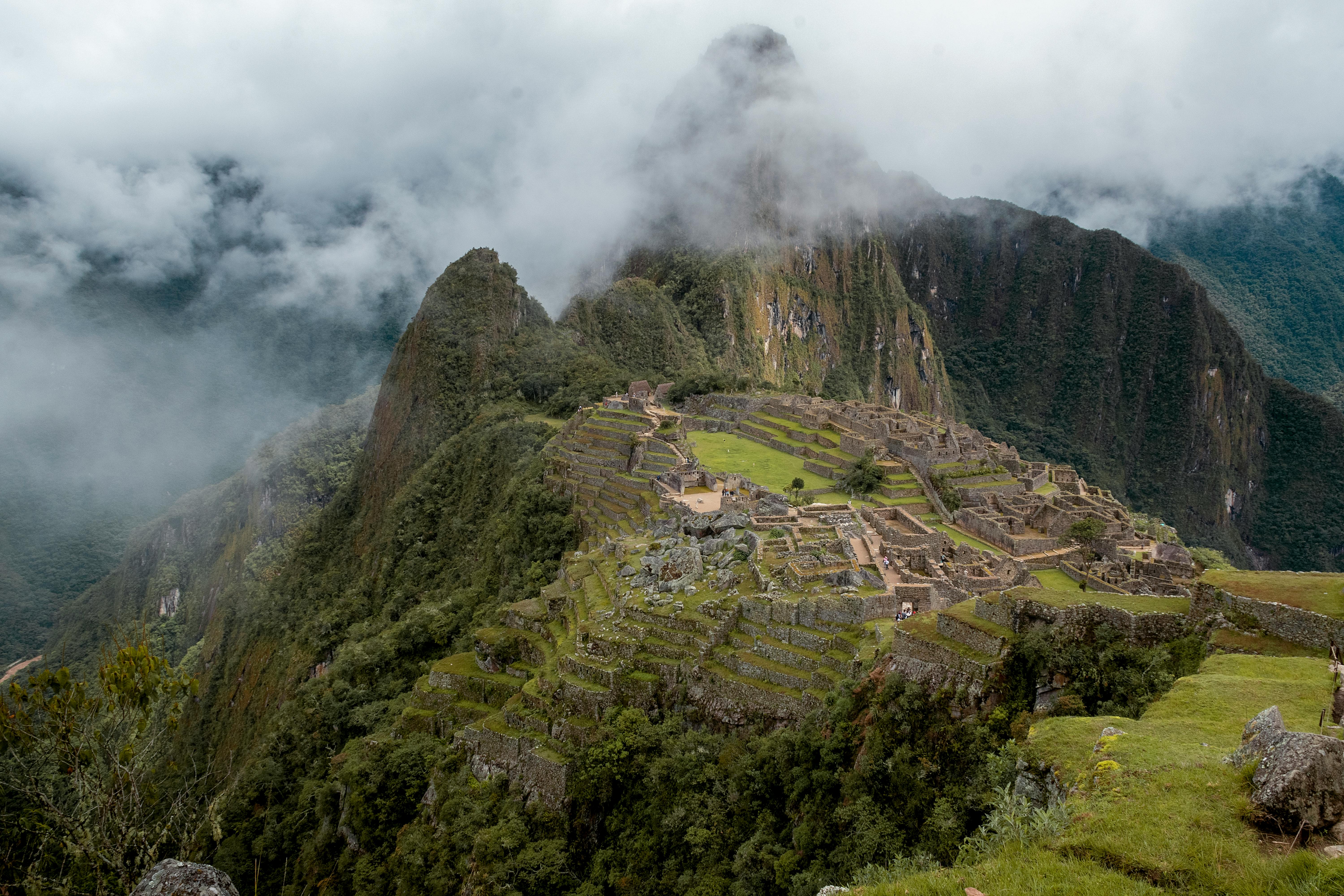 An Aerial Shot of the Machu Picchu · Free Stock Photo
