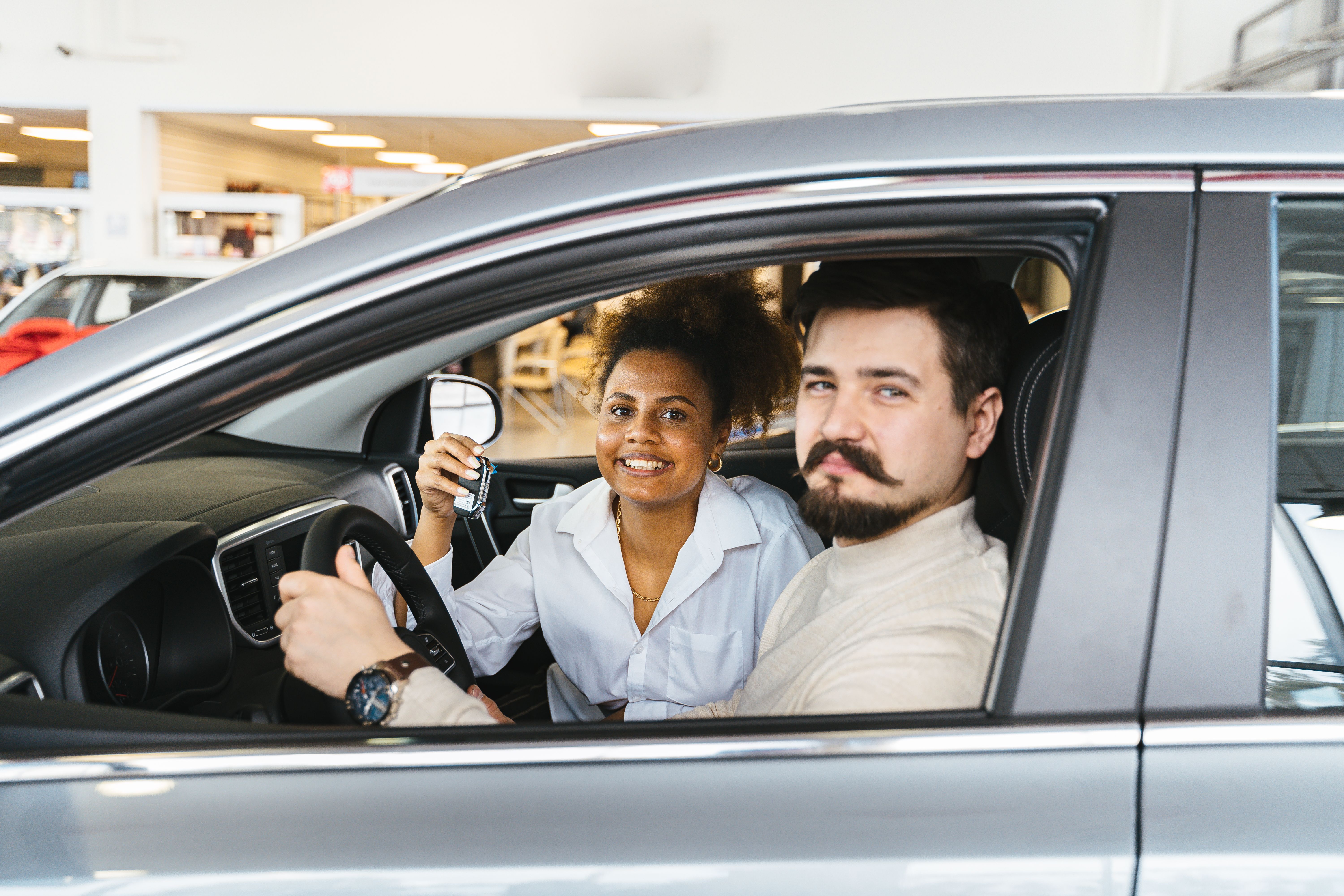 People Sitting Inside a Car · Free Stock Photo
